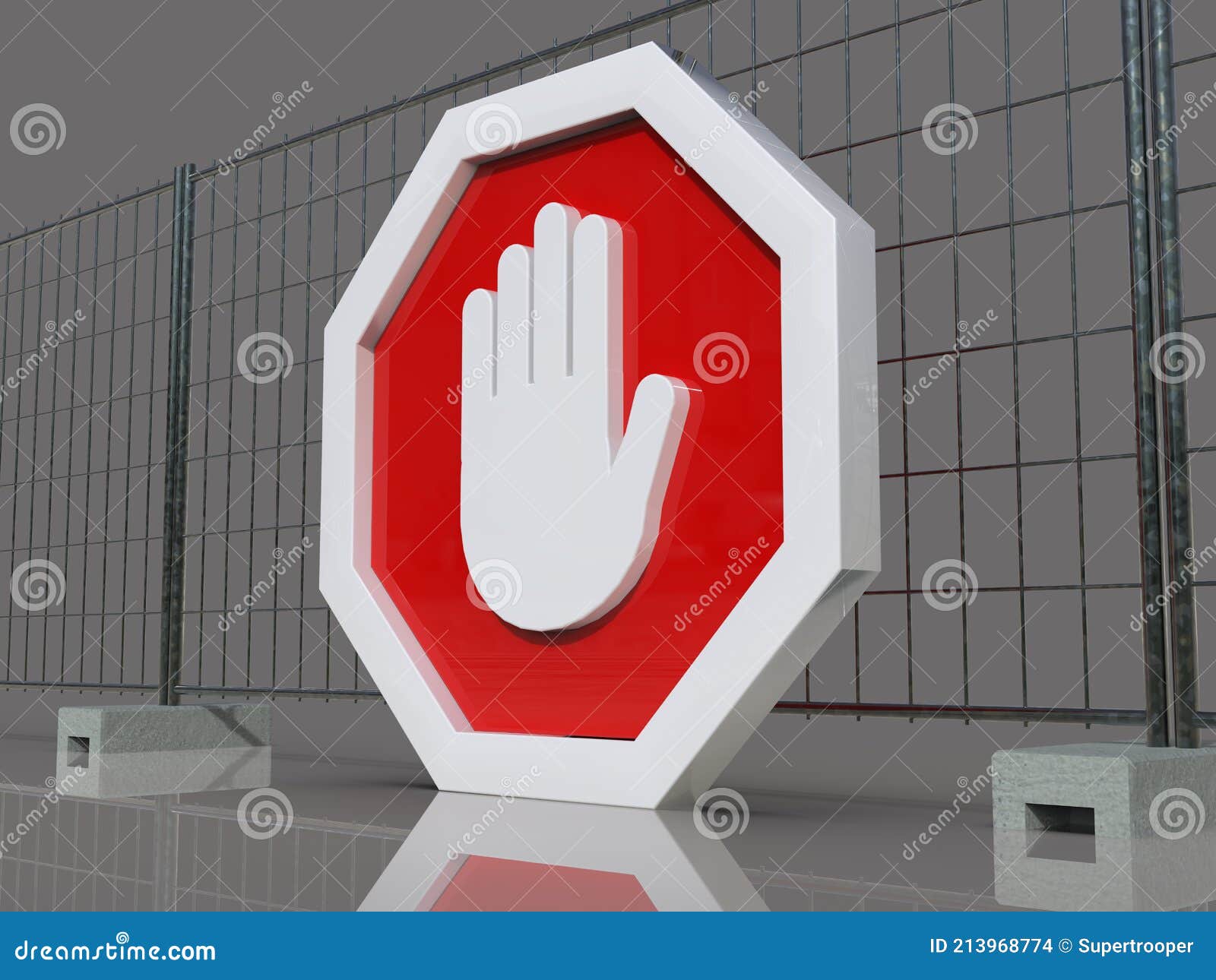 Roadsign with SymbolÂ for Prohibited Activities Stock Illustration ...