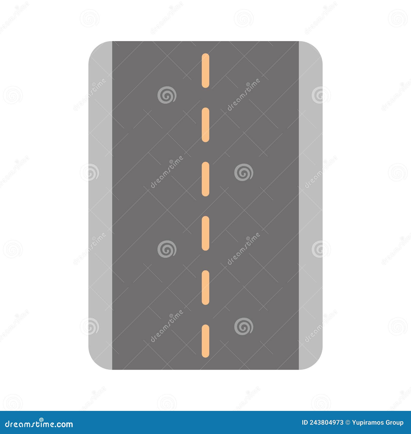 Roadway pavement icon stock illustration. Illustration of pavement ...