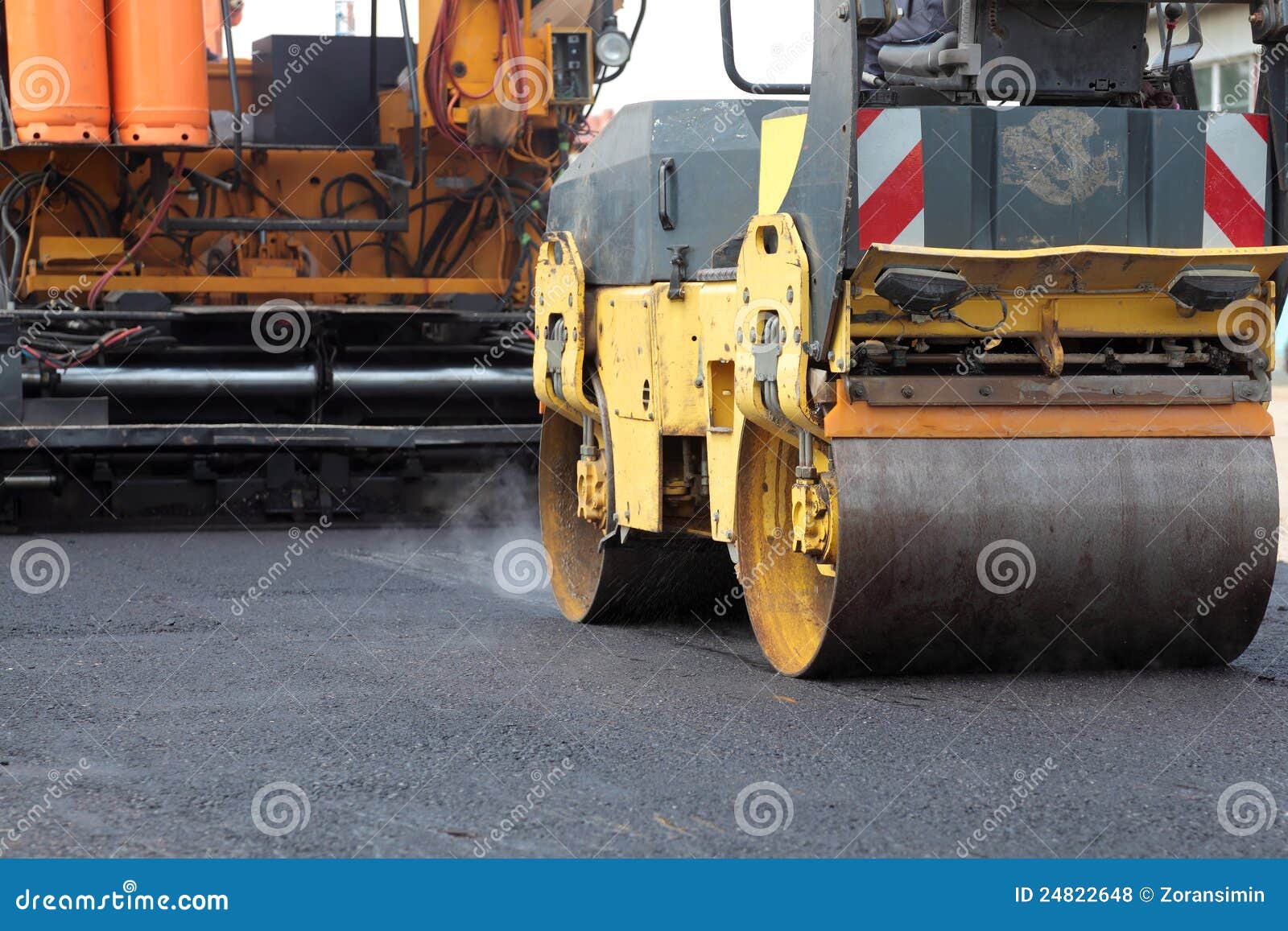 Roadwork stock photo. Image of site, profession, construct - 24822648