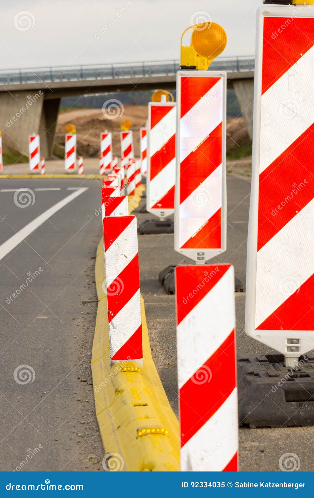 Roadworks stock image. Image of equipment, traffic, flash - 92334035