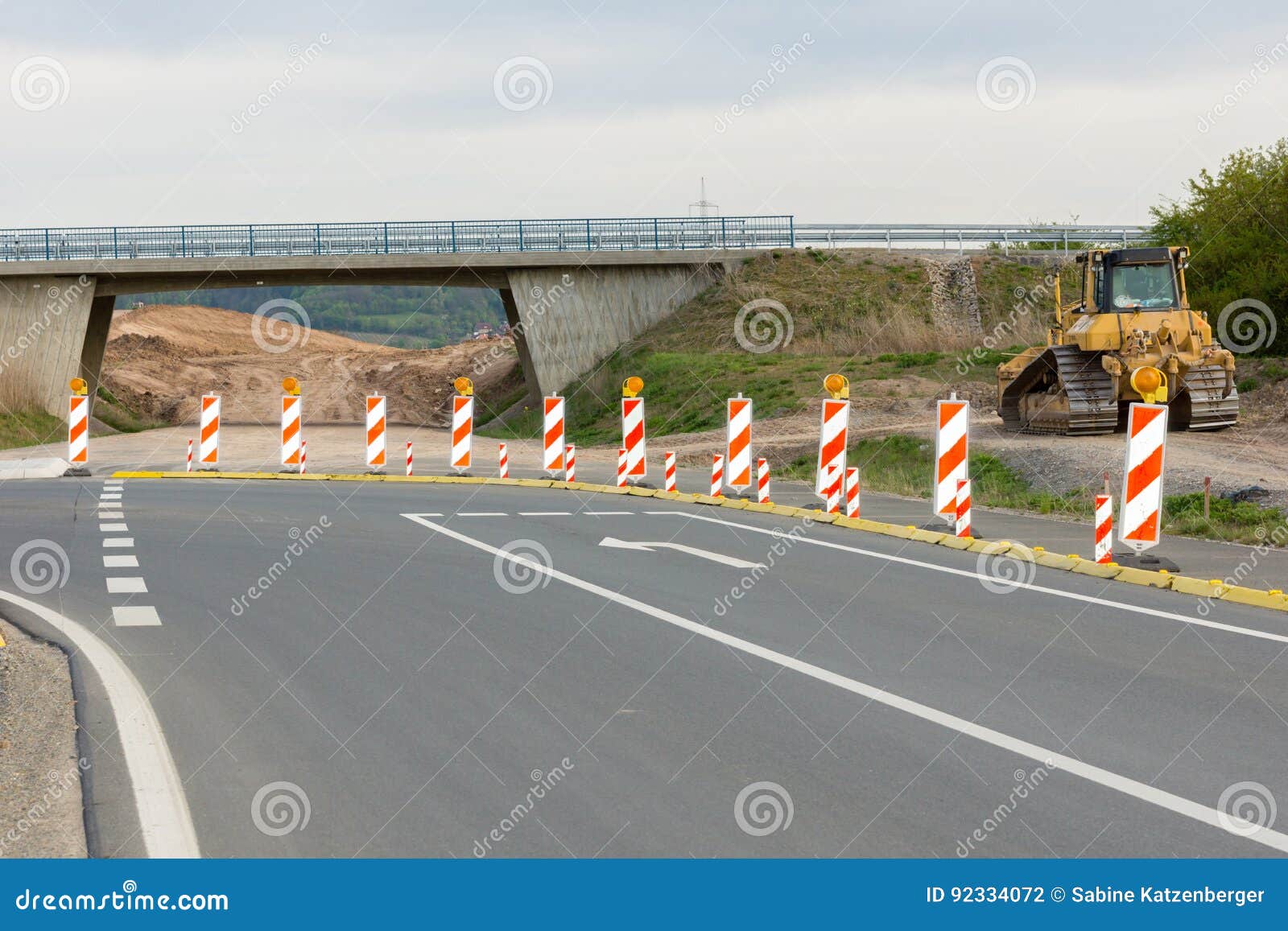 Roadworks stock photo. Image of symbol, road, sign, retroreflective ...