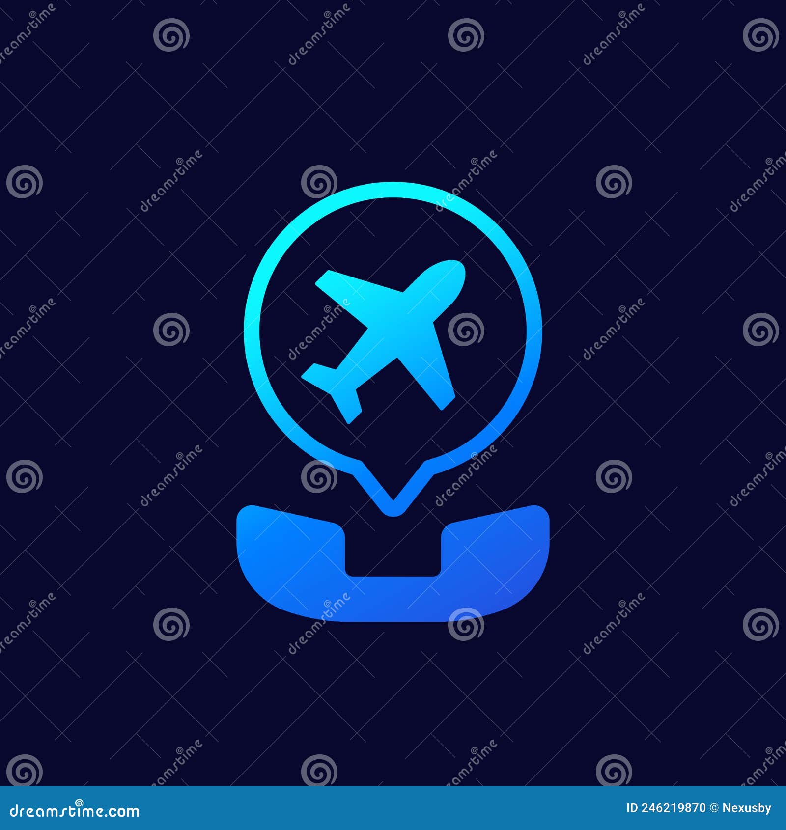 Roaming Call Icon with Phone, Vector Design Stock Vector - Illustration ...