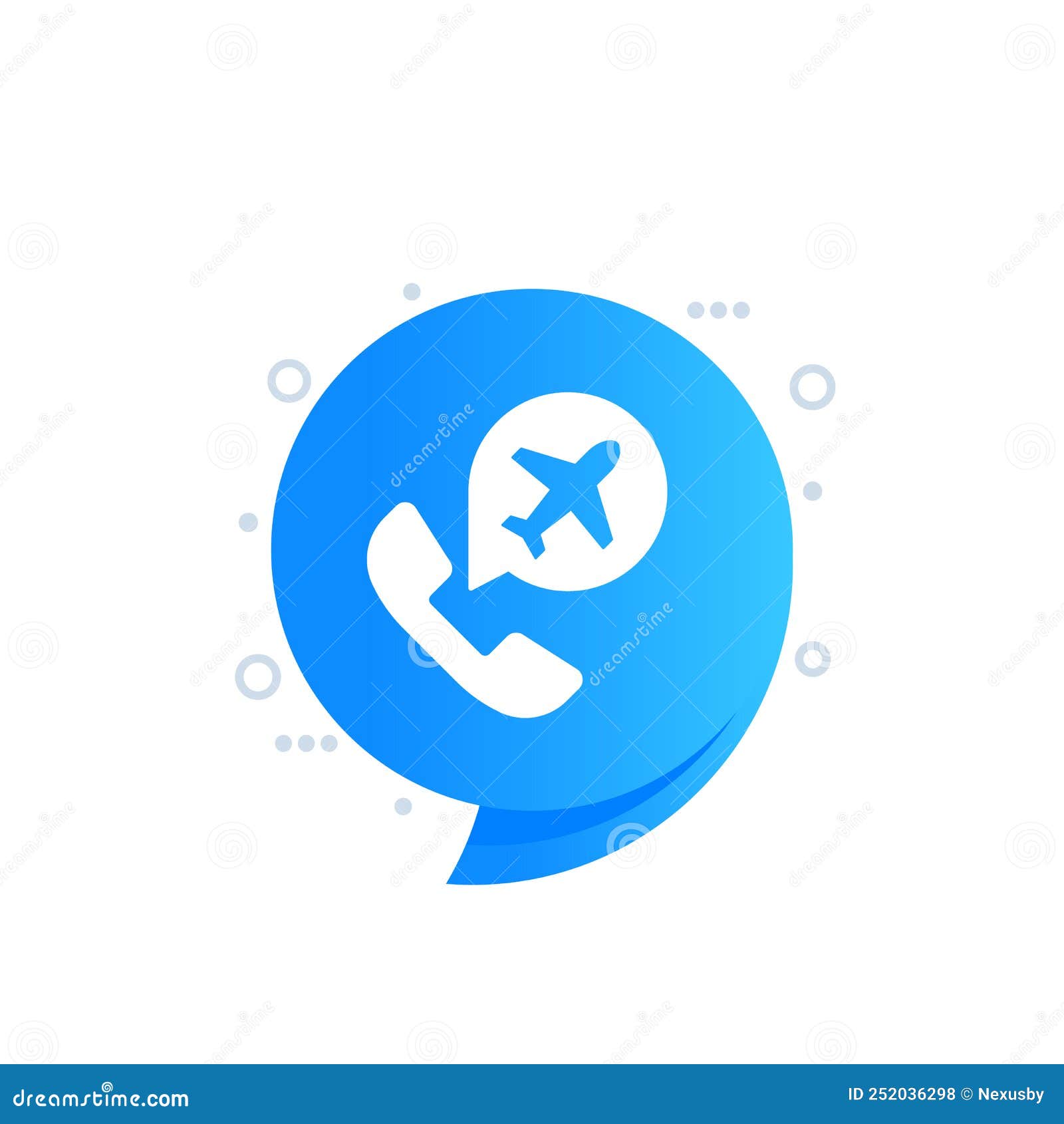 Roaming Call Icon with a Phone, Vector Design Stock Vector ...