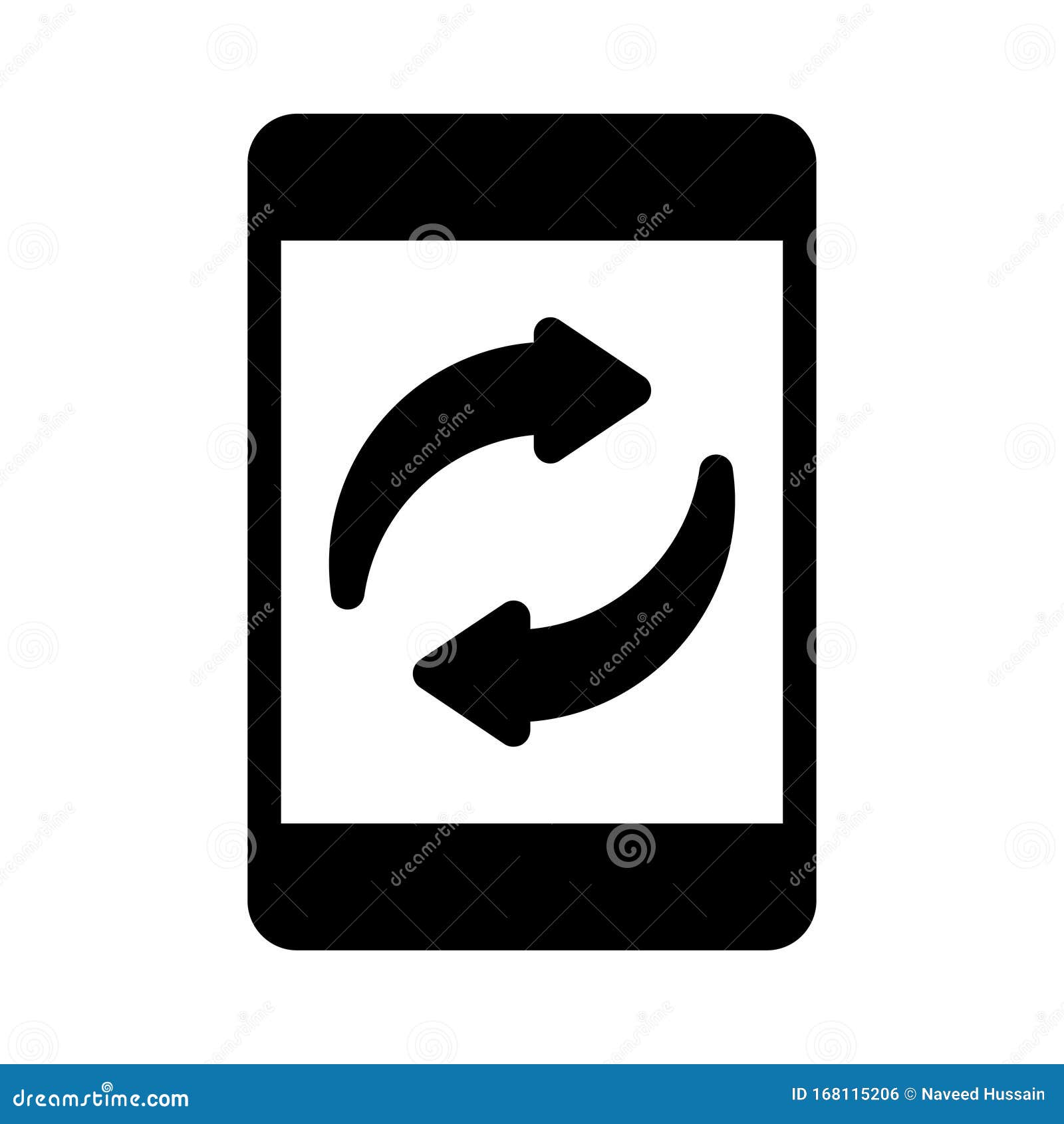 Roaming Vector Glyph Flat Icon Stock Illustration - Illustration of ...