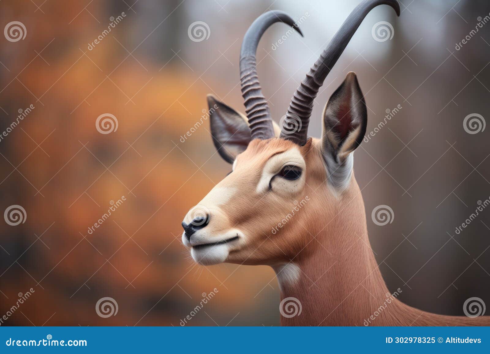Roan Antelope Made With Generative AI Illustration Royalty-Free Cartoon ...