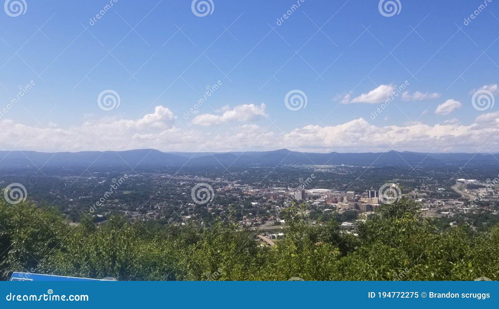 Roanoke Star overlook stock image. Image of cloud, field - 194772275