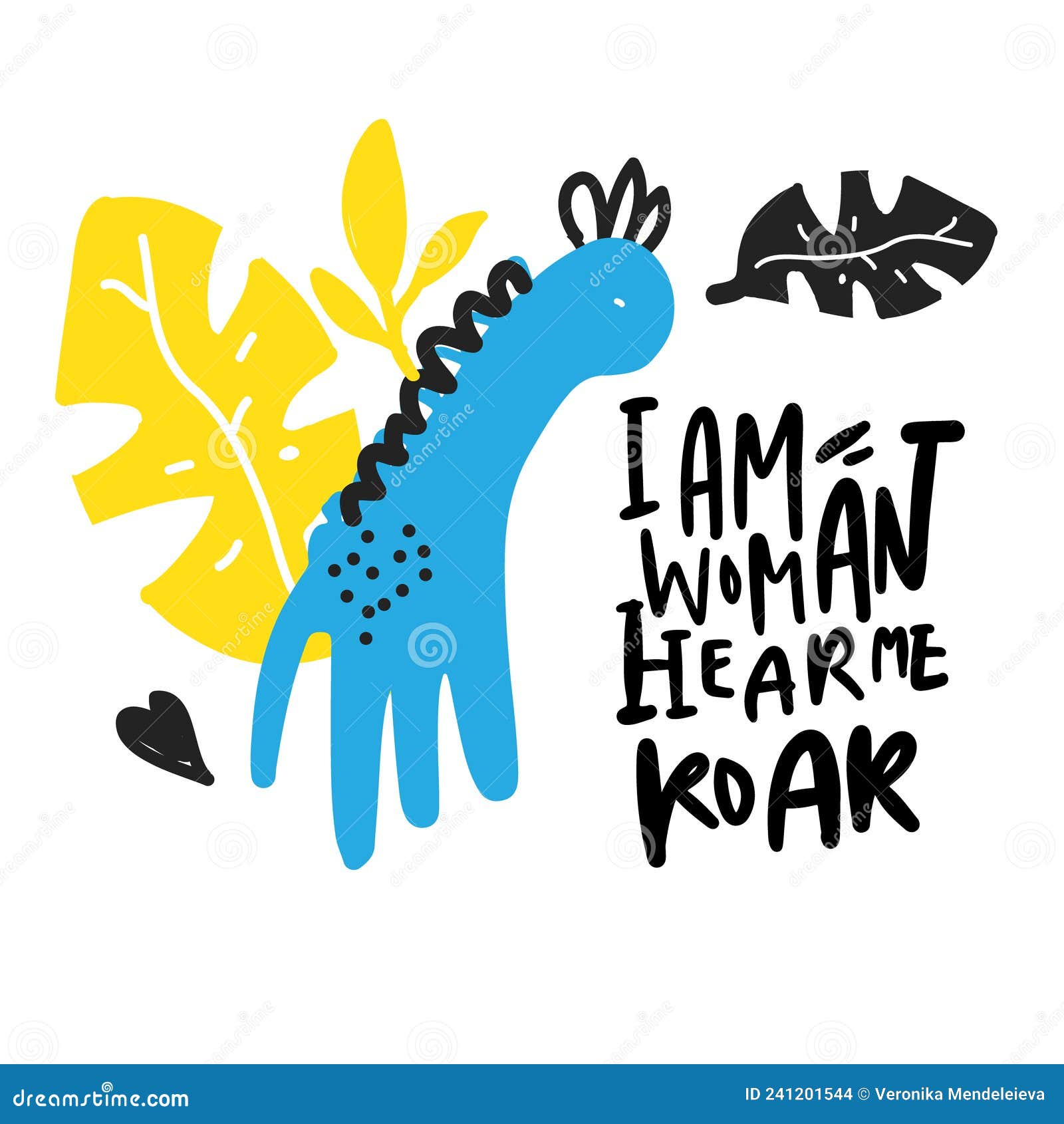 Roar Hand Drawn Vector Illustration In Cartoon Comic Style Strange ...