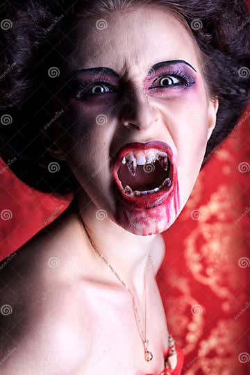 Roar vampire stock image. Image of dead, dark, fantasy - 26713579