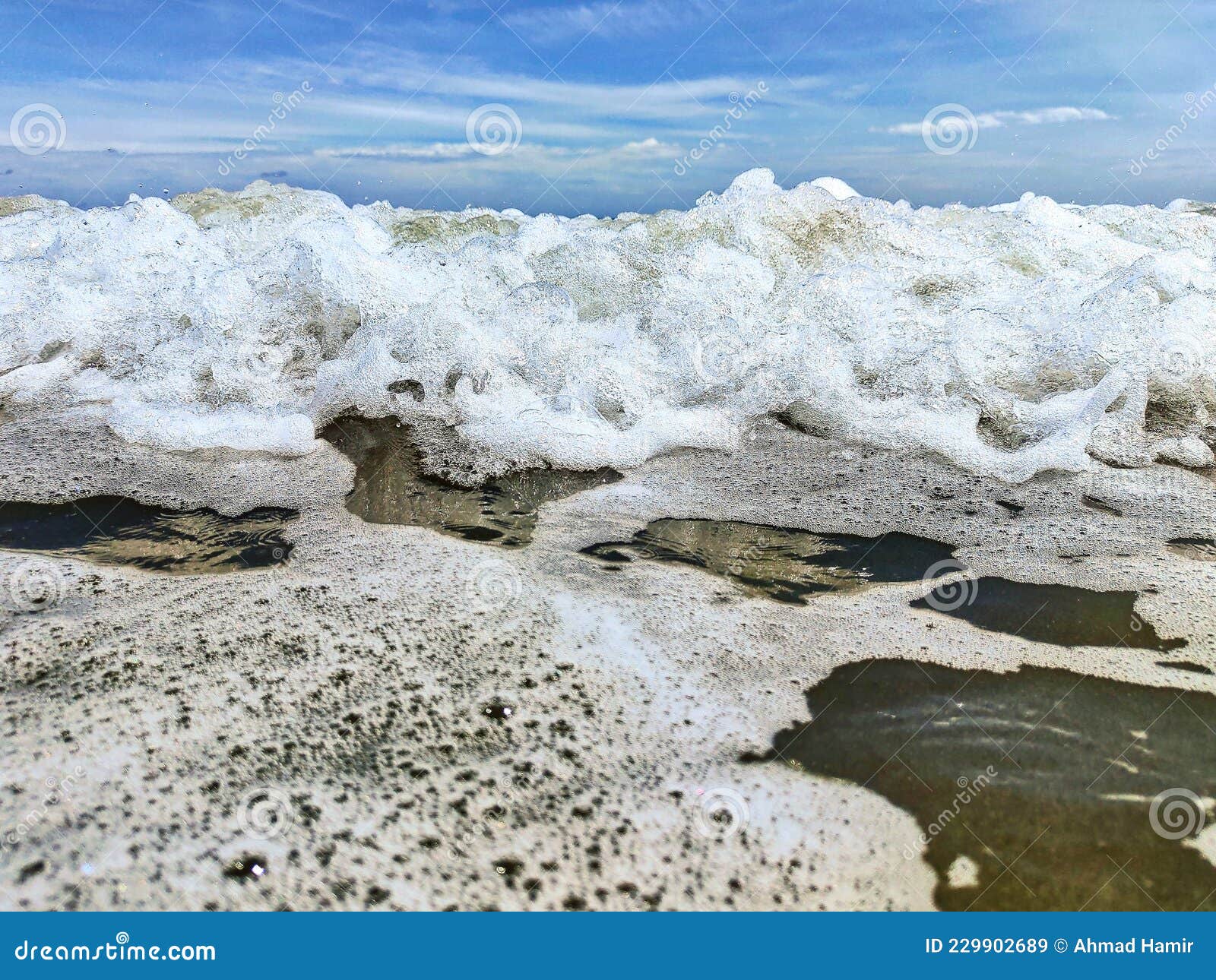 The Roar of the Waves of Malahayati Beach Aceh Stock Image - Image of ...