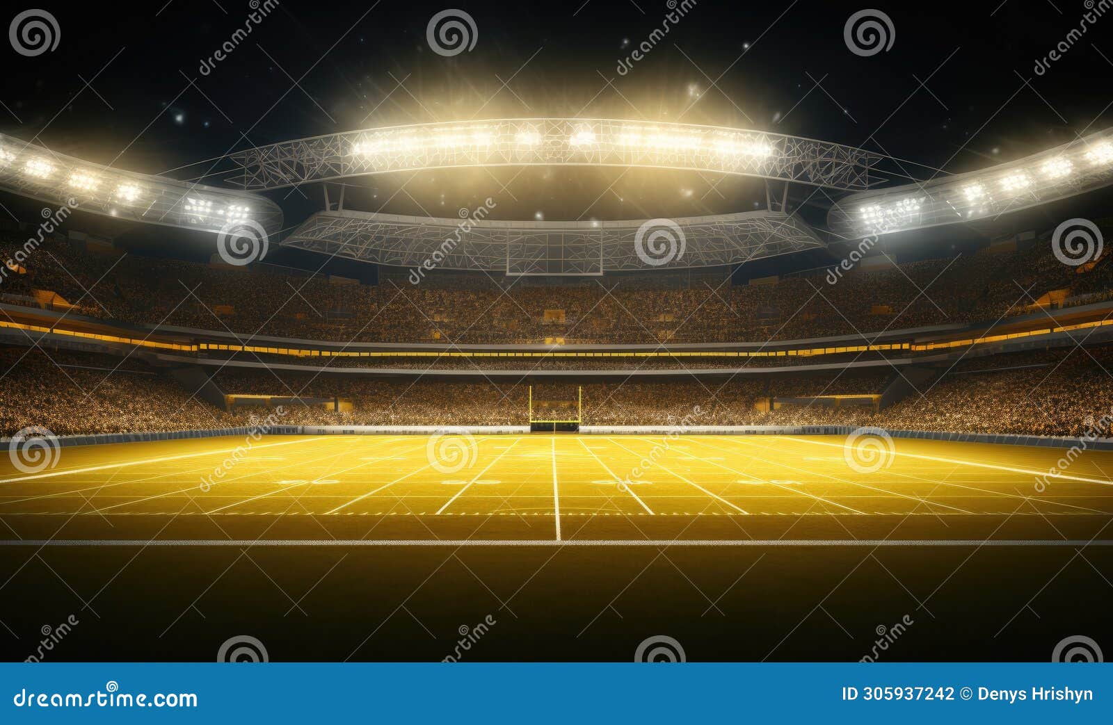 A Roaring Crowd in a Colossal Stadium Showcasing the Power of Unity ...