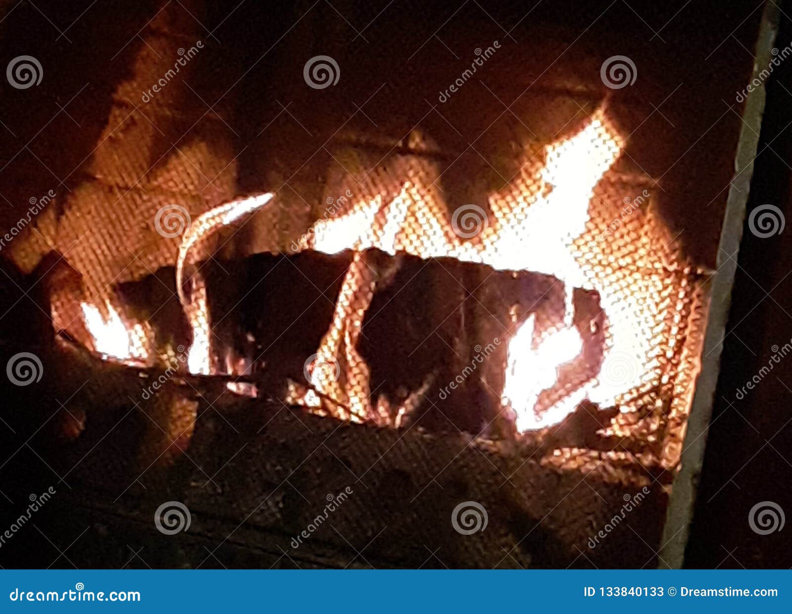 Roaring fire stock image. Image of blazing, fire, warm - 133840133