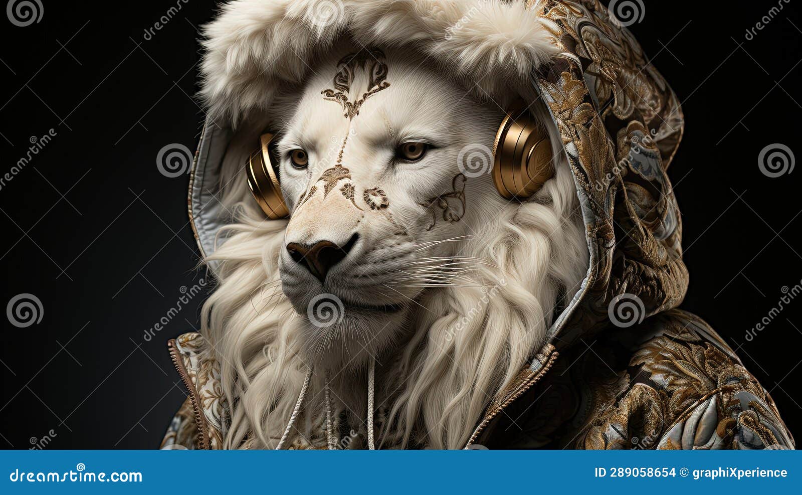 Roaring Rhymes Of The Rapper King Stock Photography | CartoonDealer.com ...