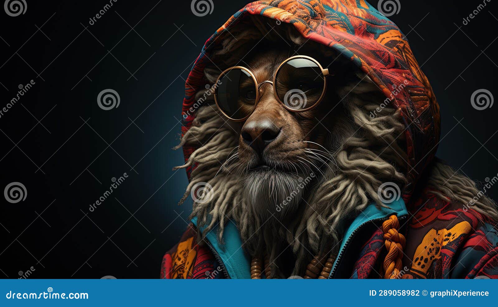 Roaring Rhymes Of The Rapper King Stock Photography | CartoonDealer.com ...