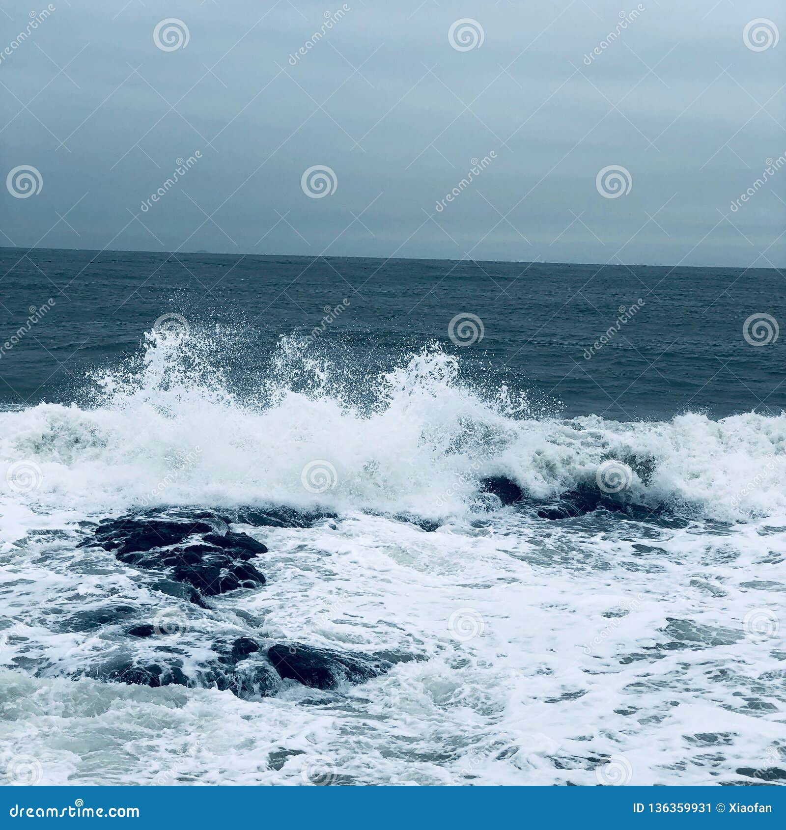 Roaring sea stock image. Image of roaring, energy, tides - 136359931
