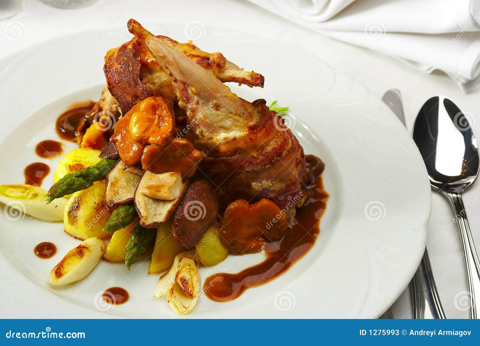 Roast stock image. Image of cook, hunger, spoon, savoury - 1275993