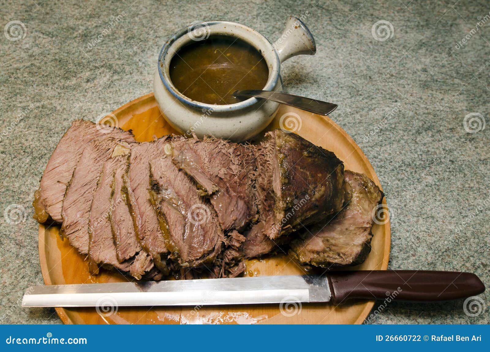 Roast beef stock photo. Image of beef, carved, grill - 26660722