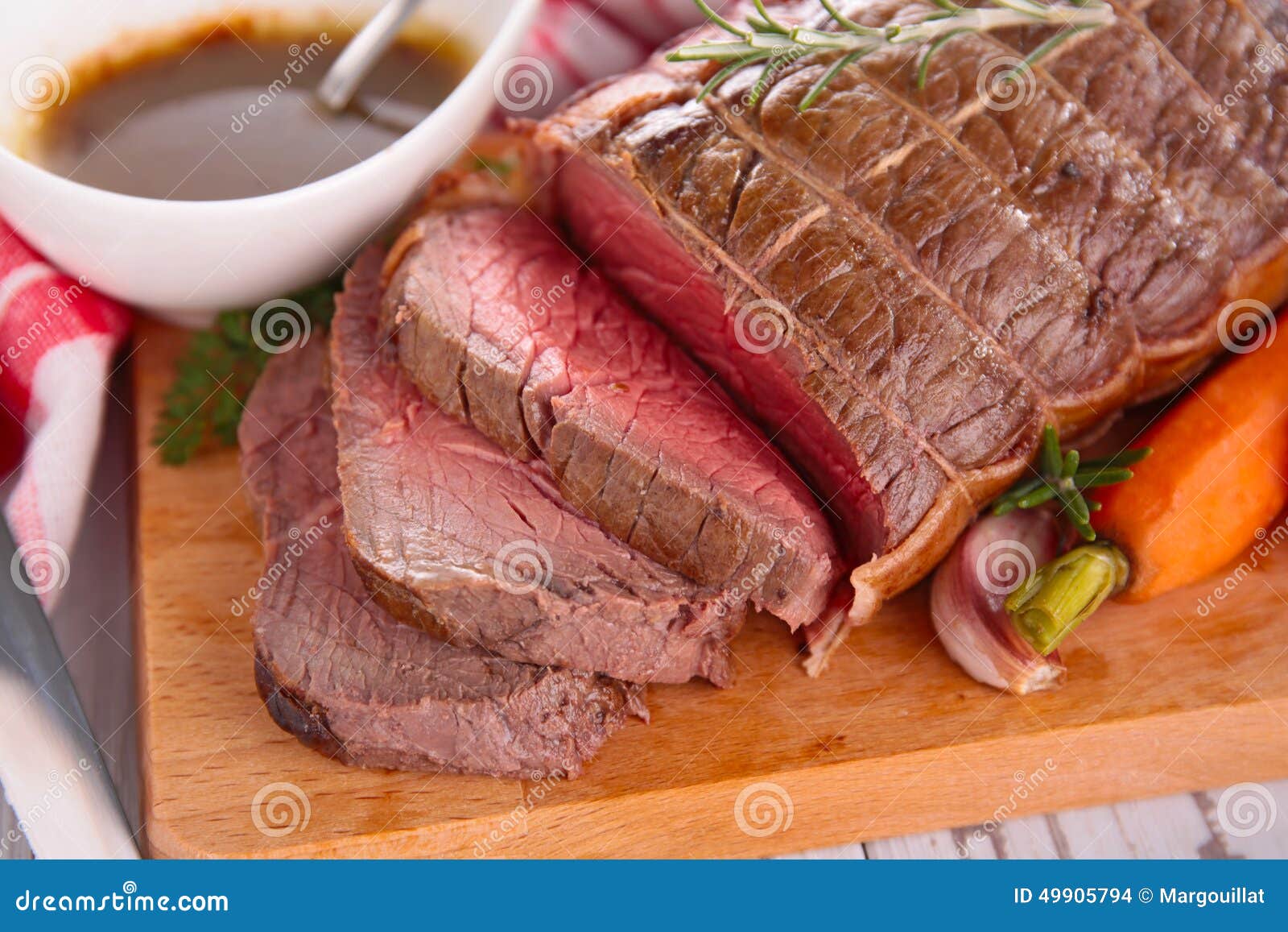 Roast beef on board stock photo. Image of family, food - 49905794