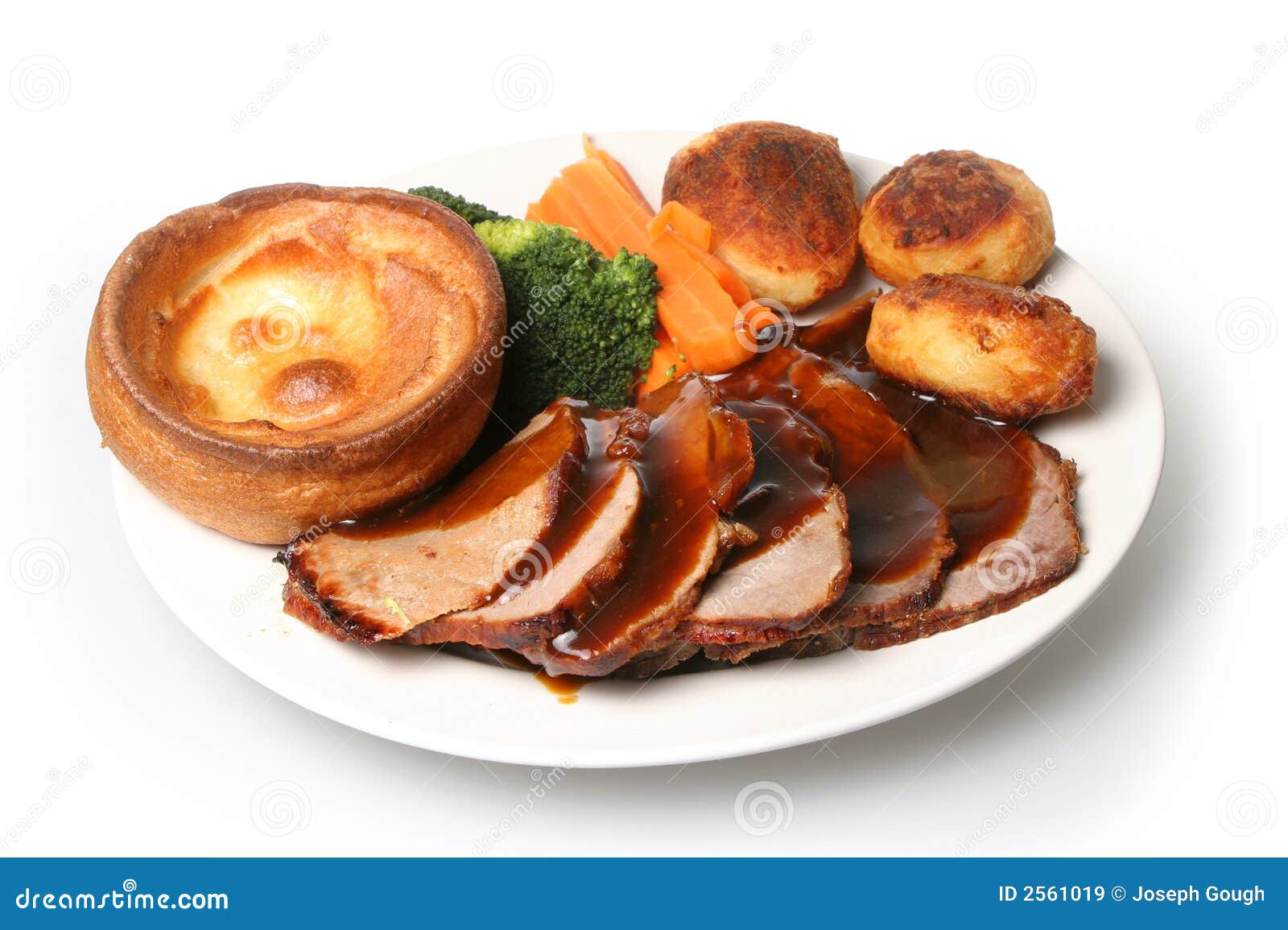 Roast Beef Dinner stock image. Image of food, beef, balanced - 2561019
