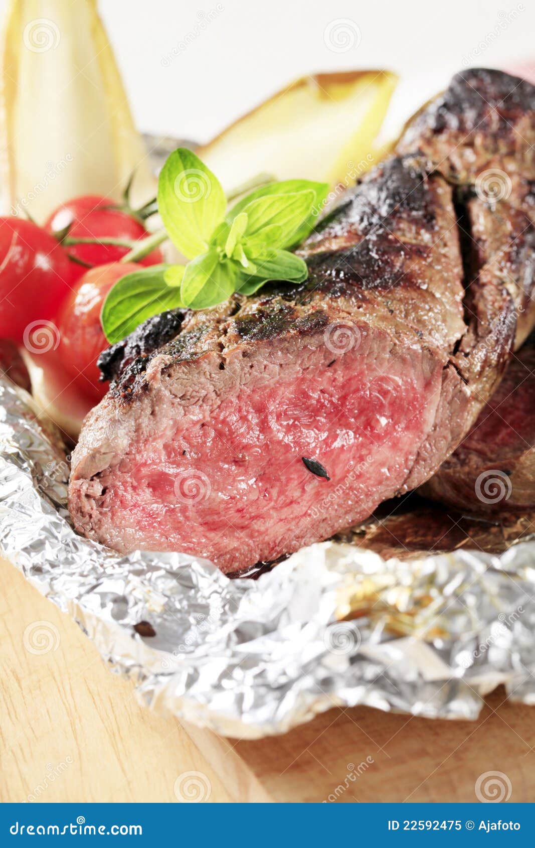 Roast beef fillet stock image. Image of fillet, meat - 22592475