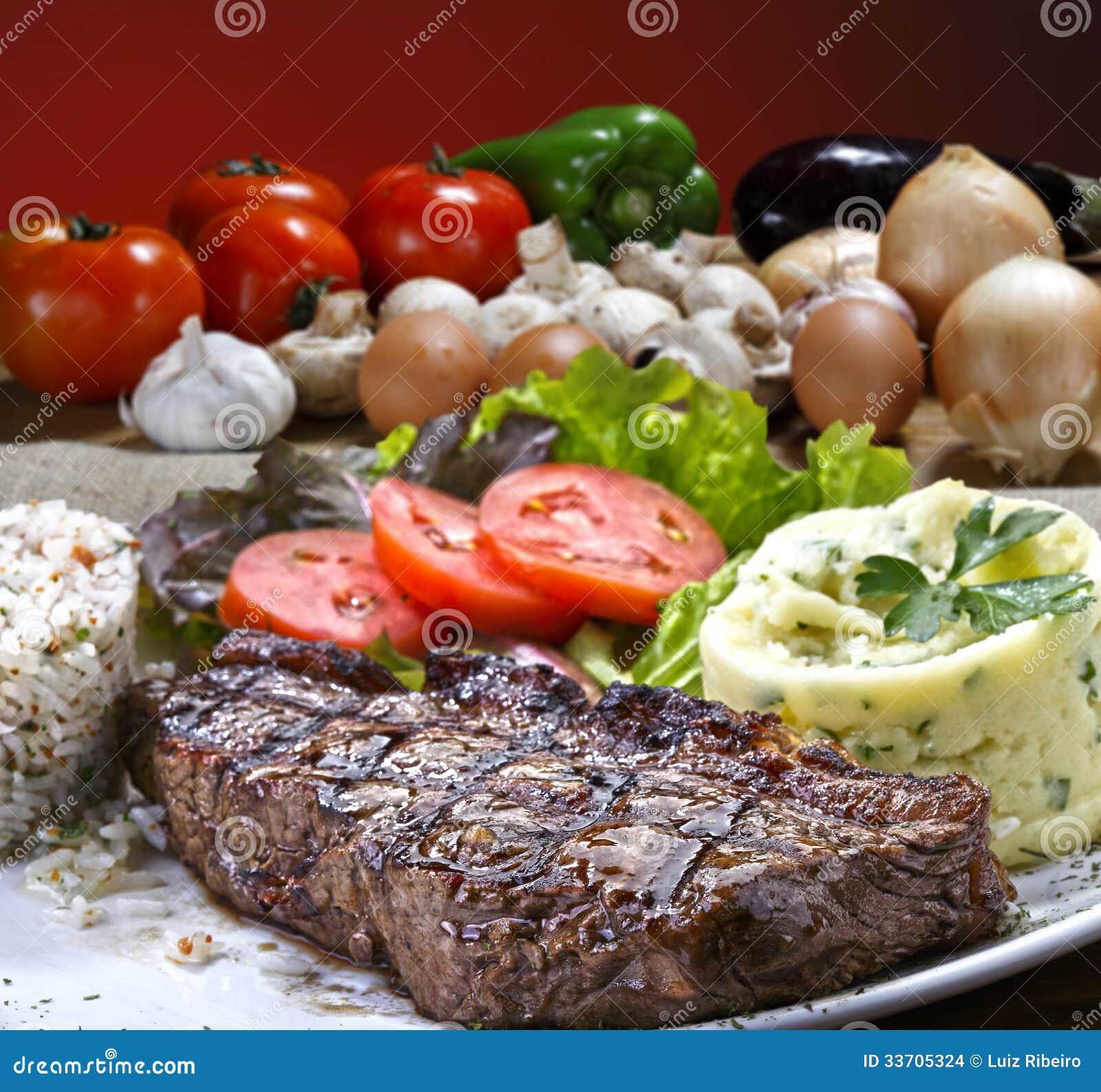 Roast beef stock photo. Image of center, closeup, grilled - 33705324