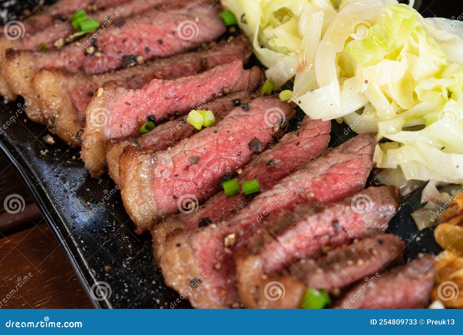 Roast beef stock image. Image of pepper, plate, medium - 254809733