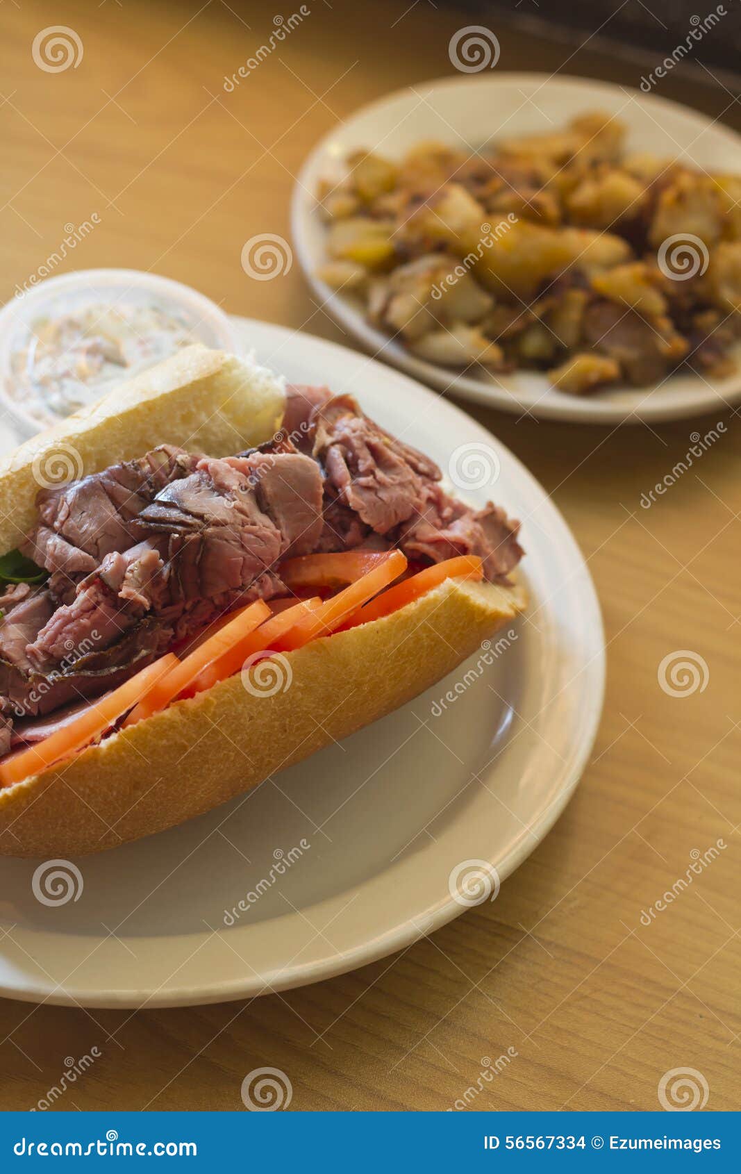Roast Beef Sub Sandwich stock photo. Image of healthy - 56567334