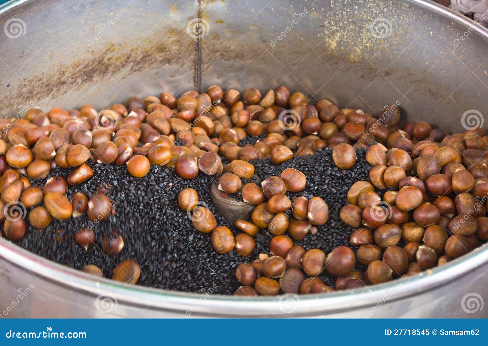 Roast Chestnut machine stock image. Image of eastern - 27718545