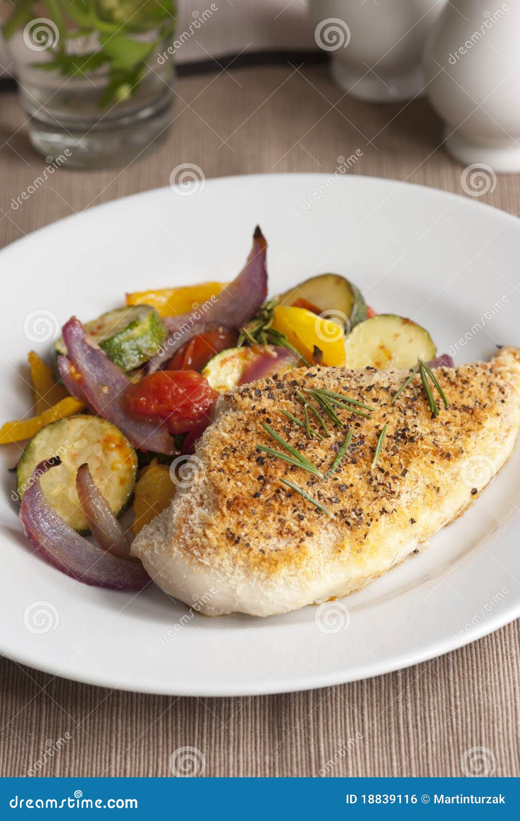 Roast chicken stock photo. Image of breadcrumb, food - 18839116