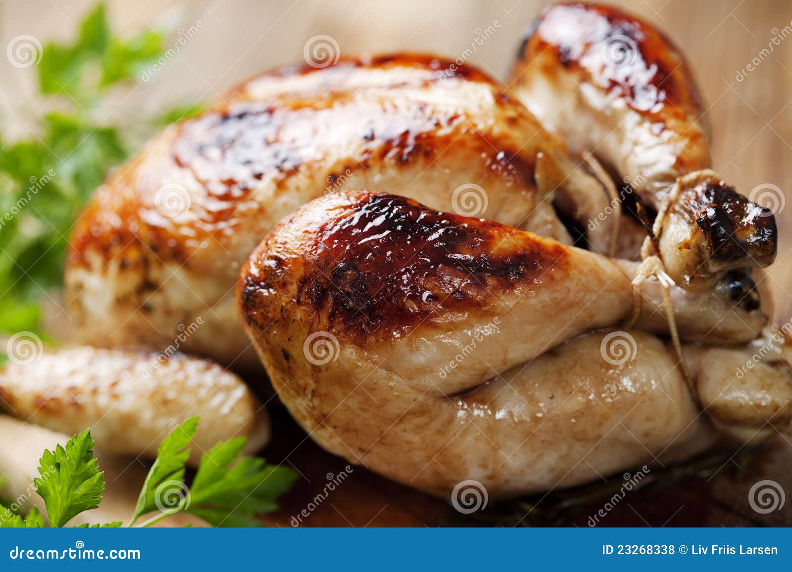 Roast chicken stock photo. Image of drink, vertical, roasted - 23268338