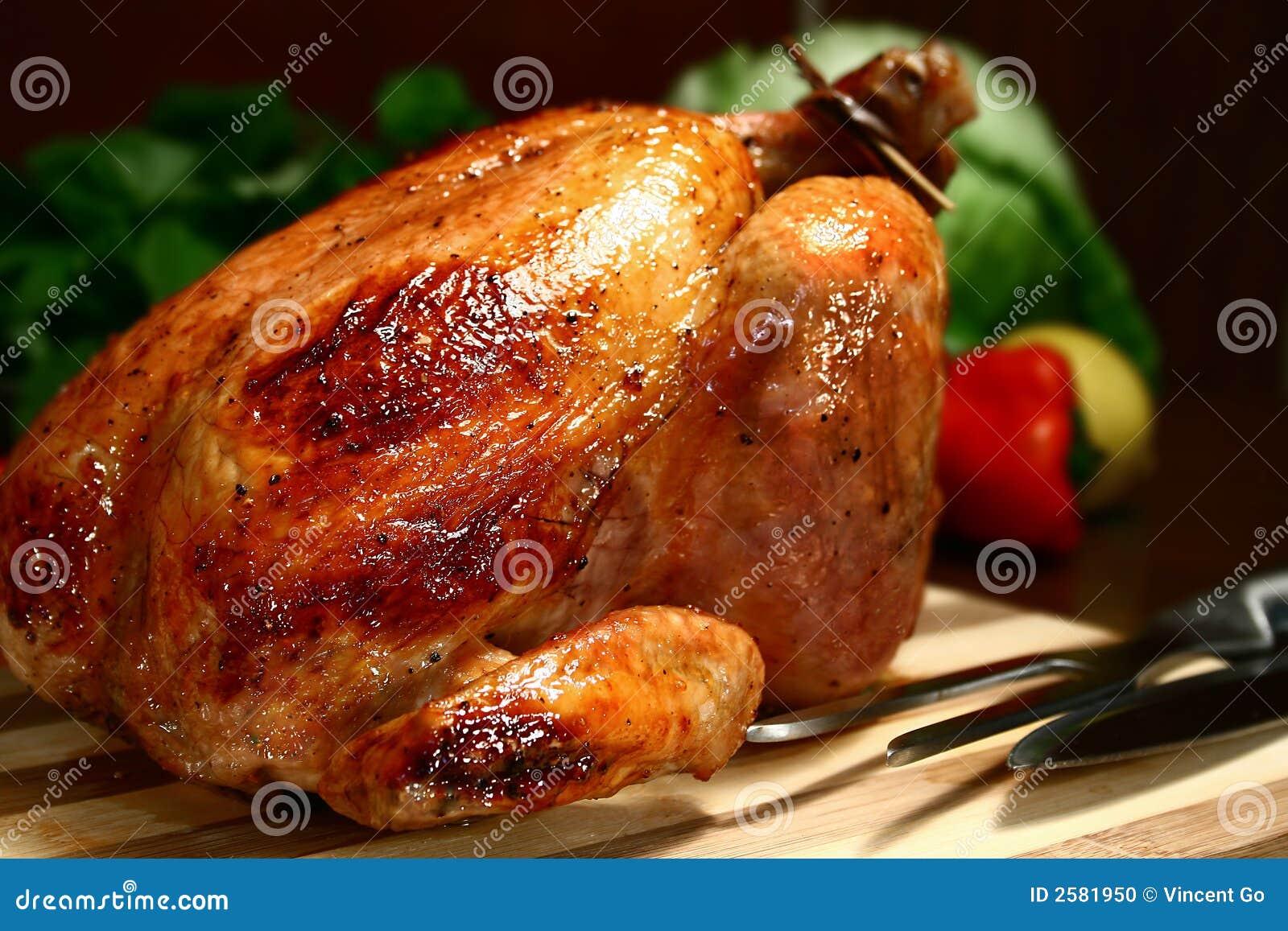 Roast chicken stock photo. Image of roasted, dinig, food - 2581950