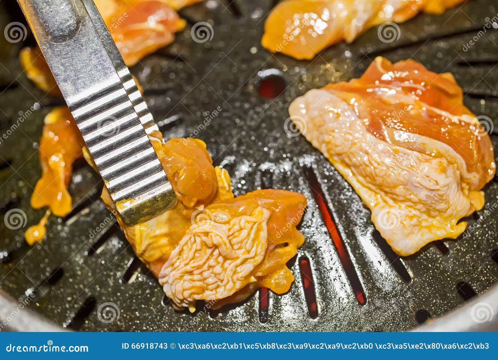 Roast chicken stock image. Image of drumstick, grill - 66918743
