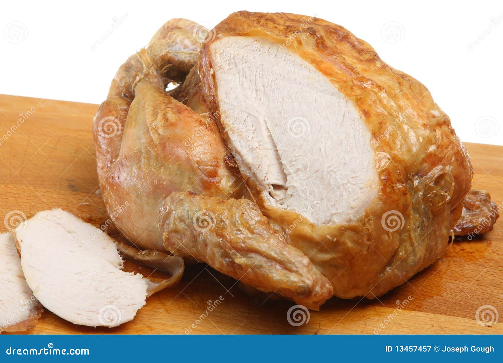 Roast Chicken being Carved stock image. Image of carved - 13457457