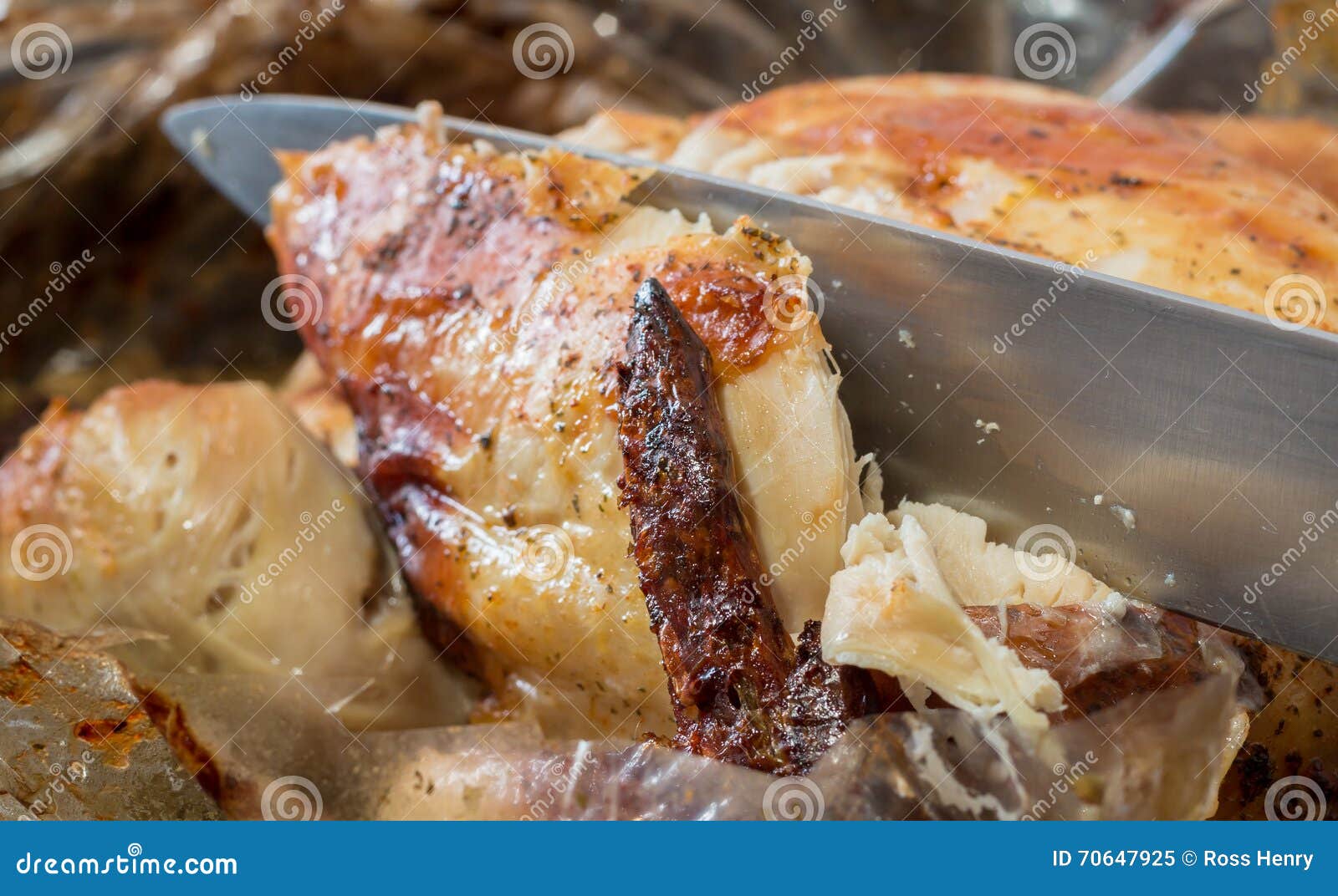 Roast Chicken Cut stock image. Image of prepared, healthy - 70647925