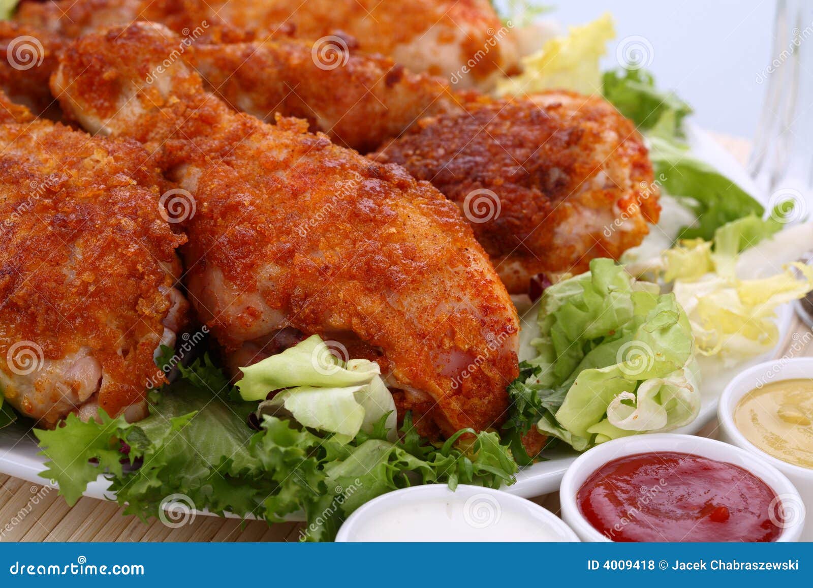 Roast chicken legs stock photo. Image of fried, chili - 4009418