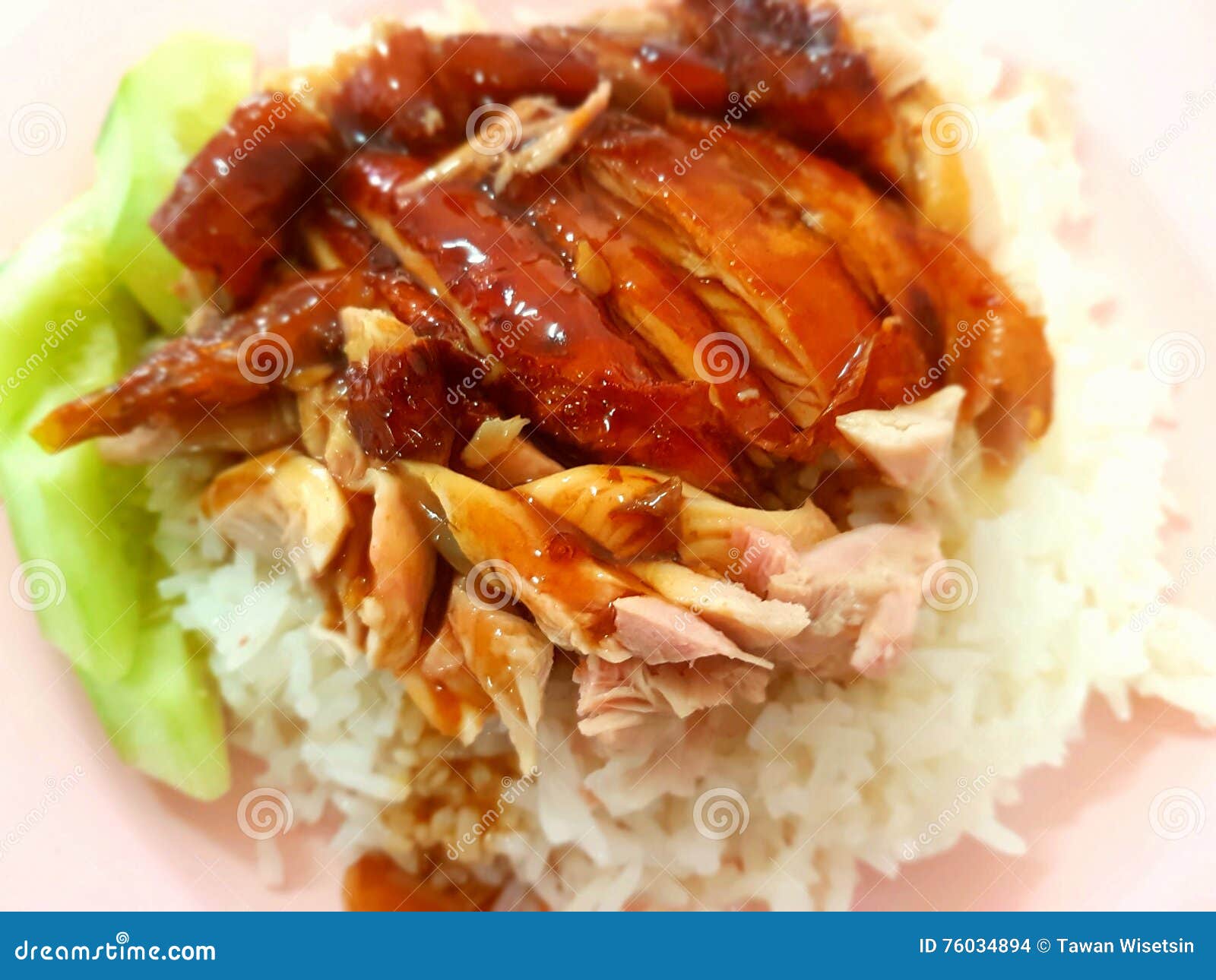 Roast chicken with rice stock photo. Image of chicken - 76034894