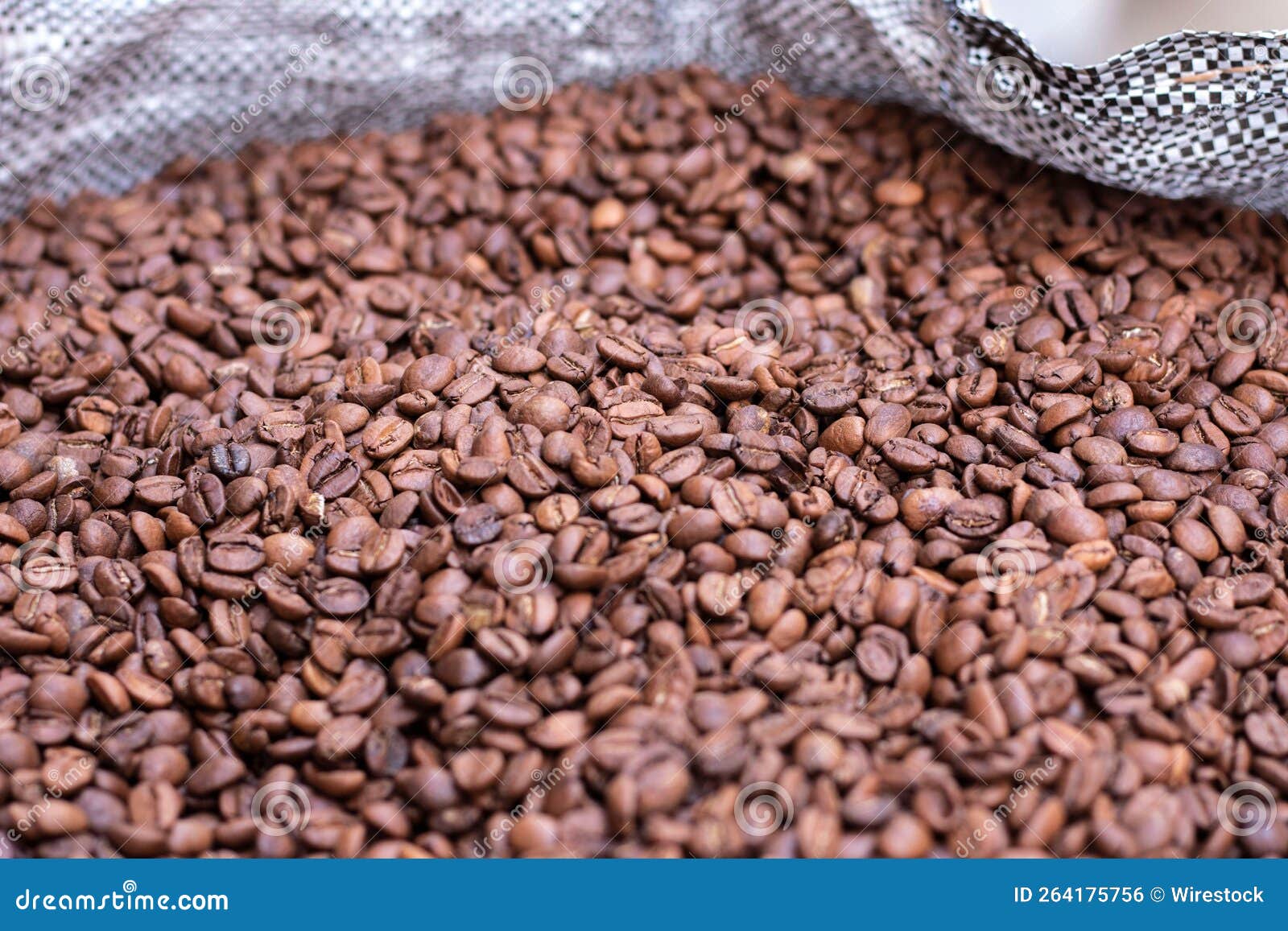 Roast Coffee Beans Filled in a Packet, Suitable for Advertising or ...