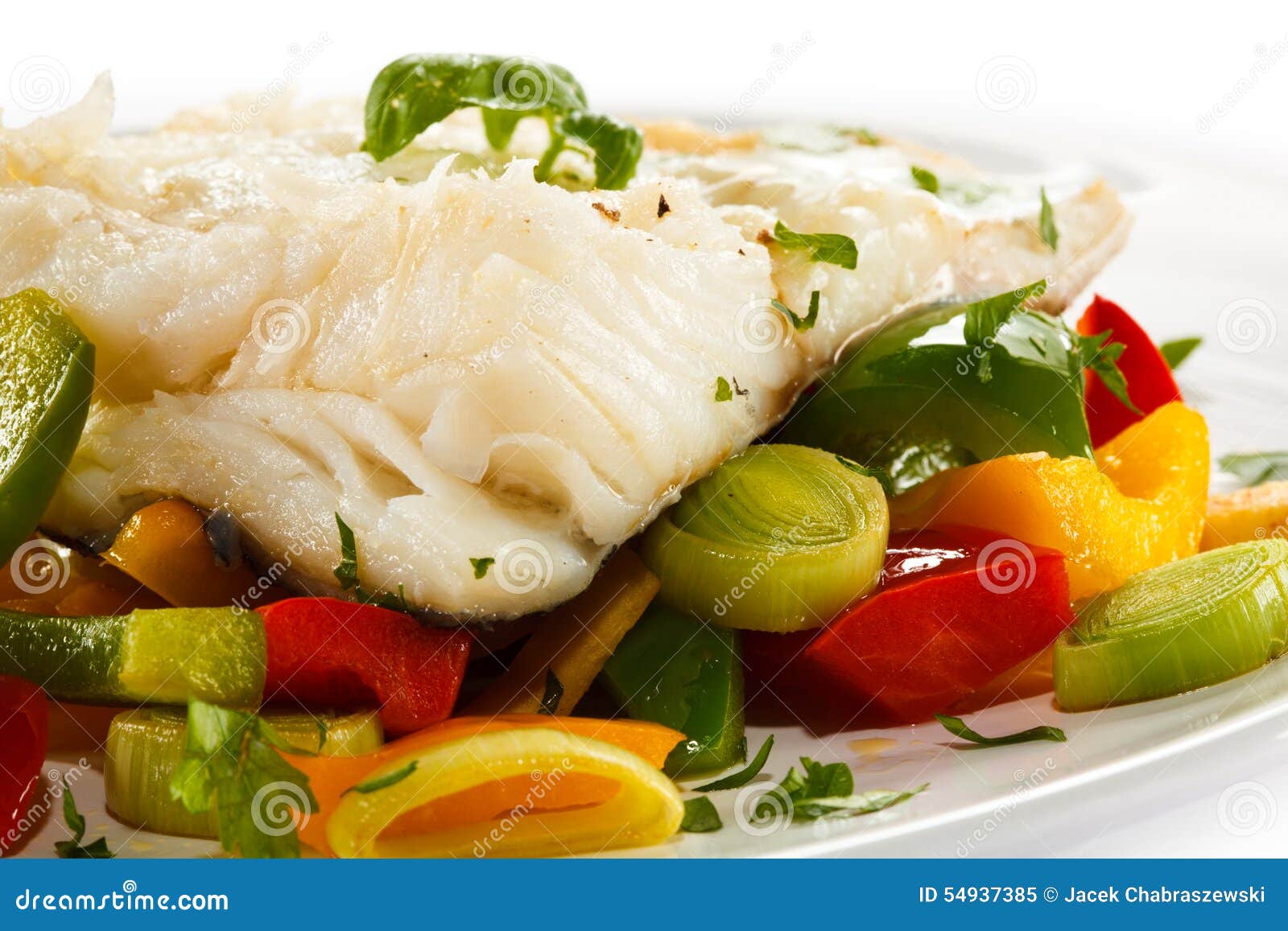 Roast fish fillet stock image. Image of colors, boiled - 54937385