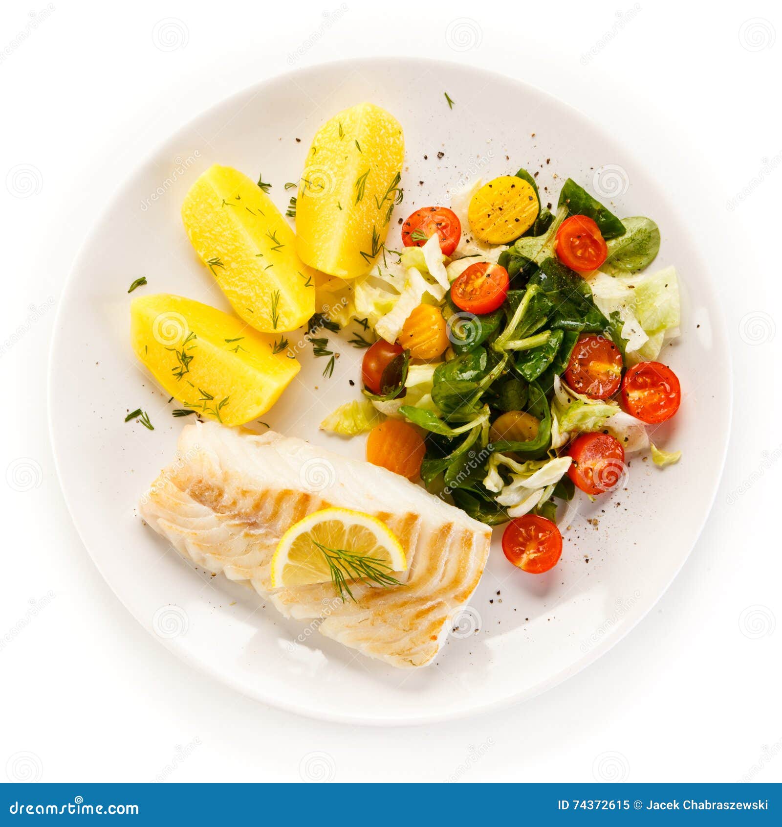 Roast fish fillet stock image. Image of barbecue, barbecued - 74372615