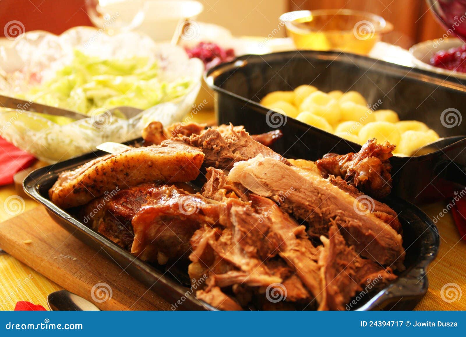 Roast goose for dinner stock image. Image of food, skin - 24394717