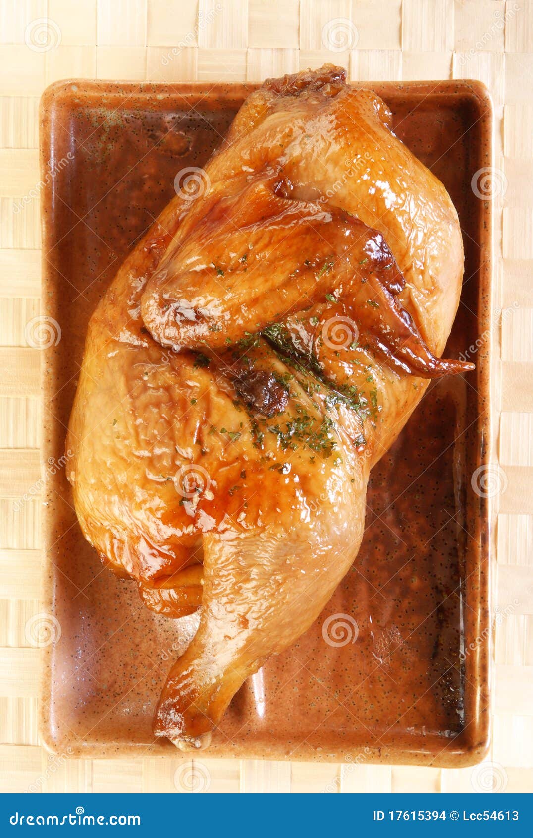 Roast Half Chicken stock photo. Image of kitchen, banquet - 17615394