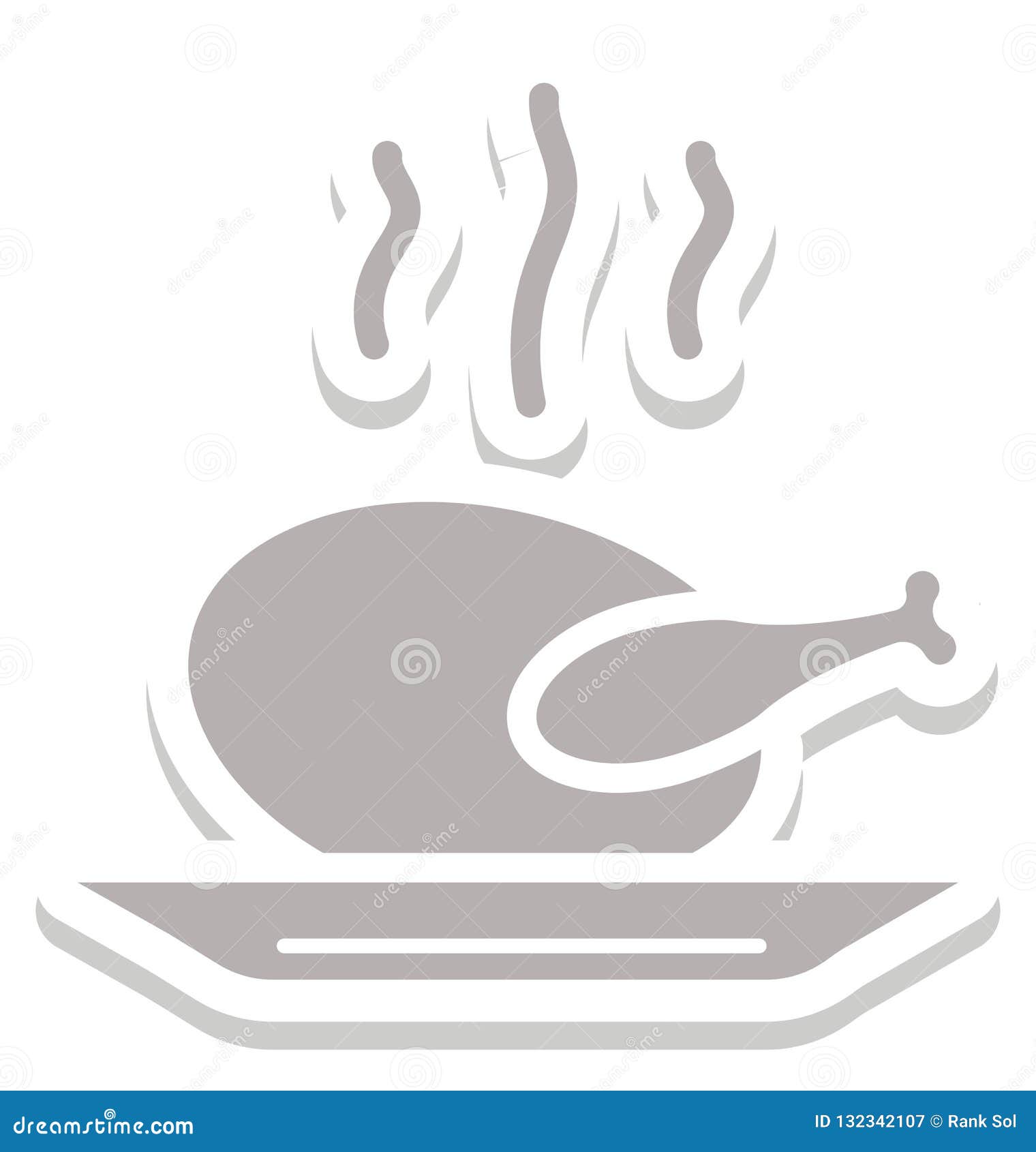 Roast Isolated Vector Icon that Can Be Easily Edit or Modified. Stock ...