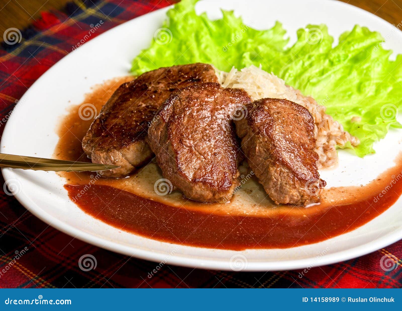 Roast maral meat stock image. Image of food, background - 14158989