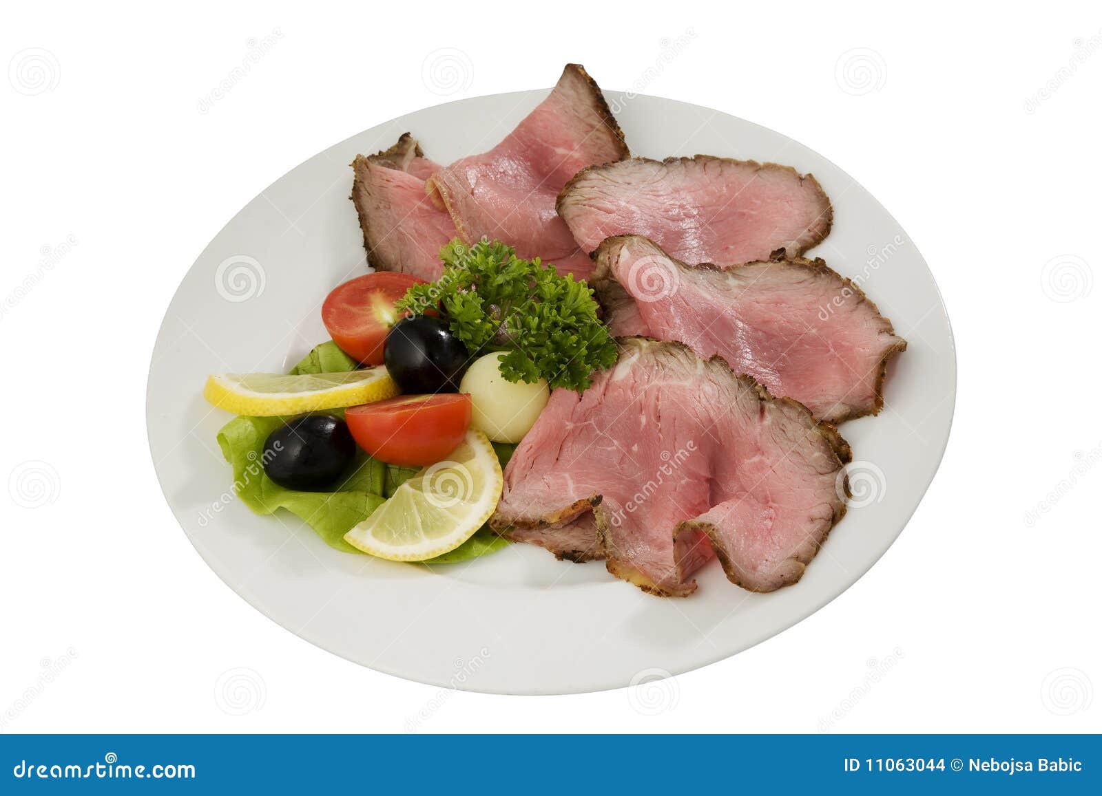 Big Meat Slices Browning On Grate. Juicy Meat Steaks Frying On Grill ...