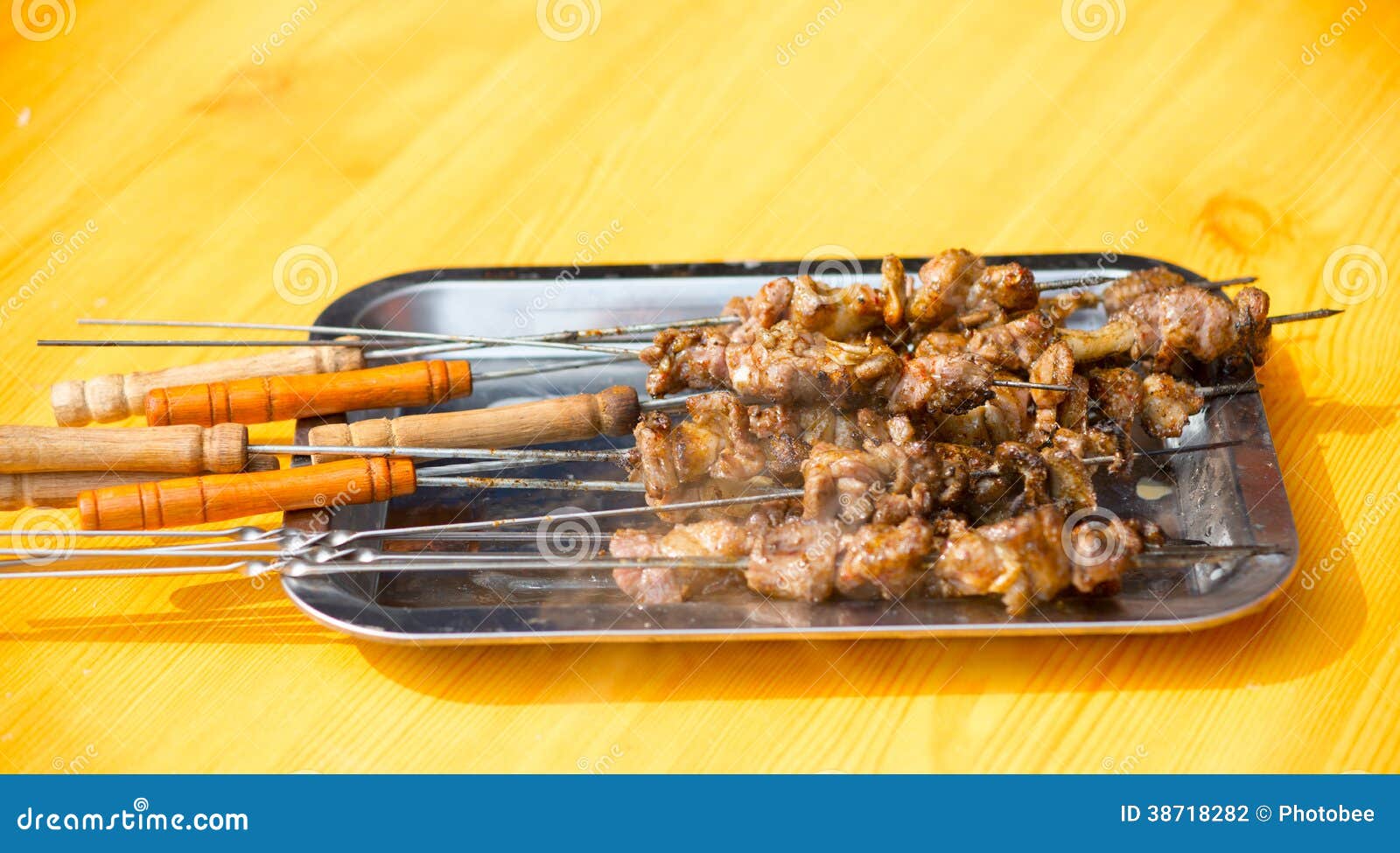 Roast mutton stock photo. Image of grilled, kabob, freshness - 38718282