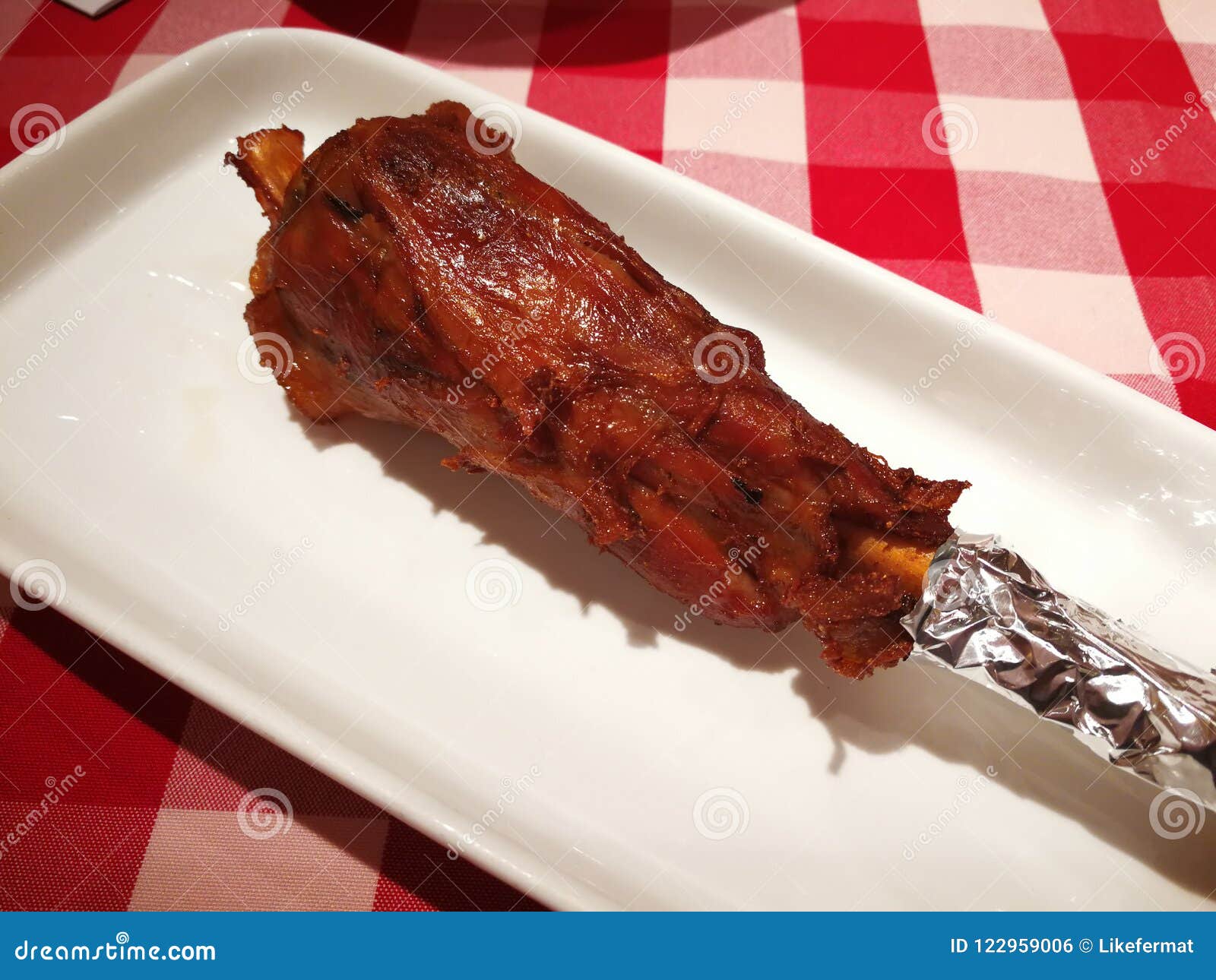 Roast mutton stock photo. Image of roasted, delicious - 122959006