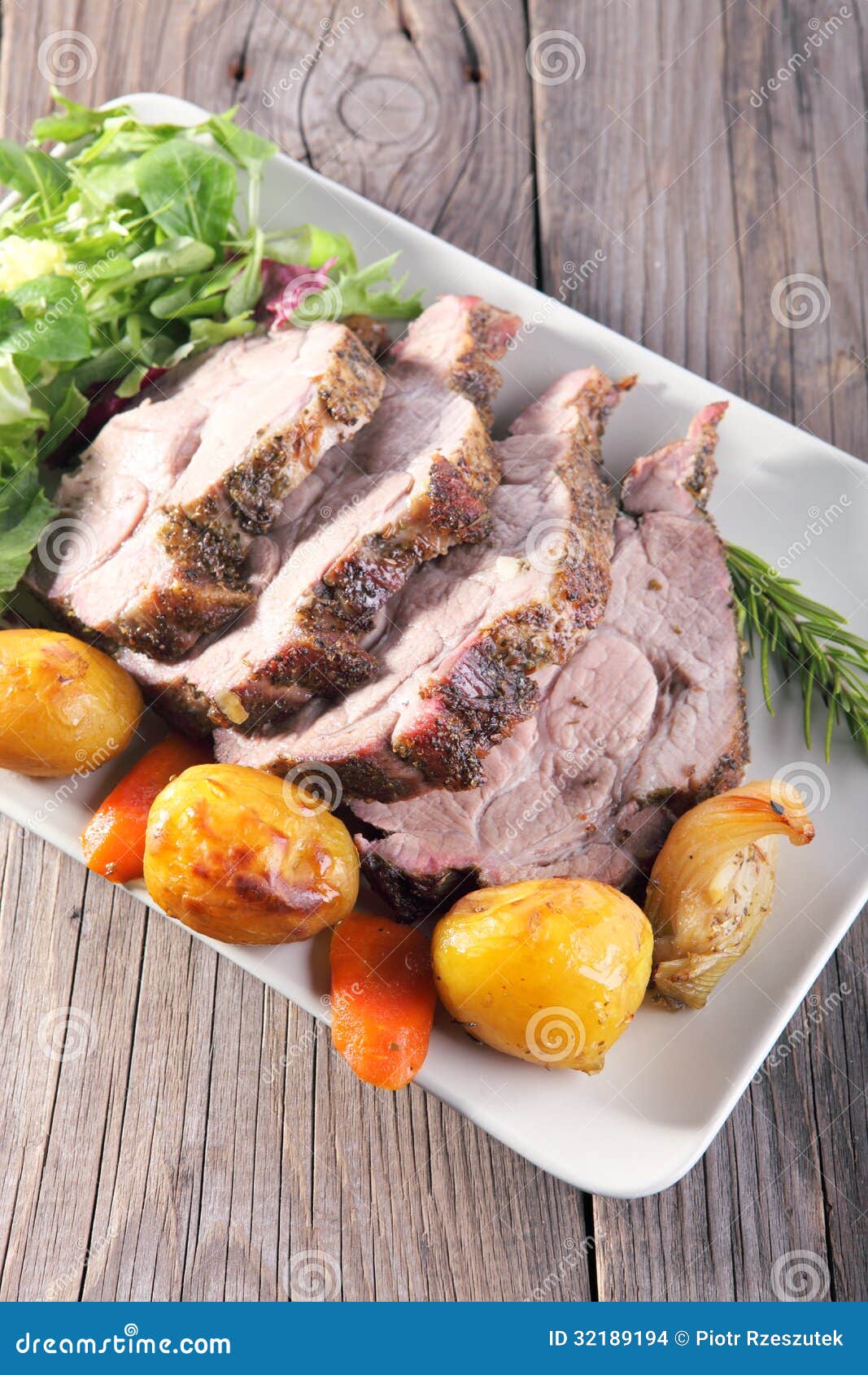 Roast pork neck stock photo. Image of roast, grill, prepared - 32189194
