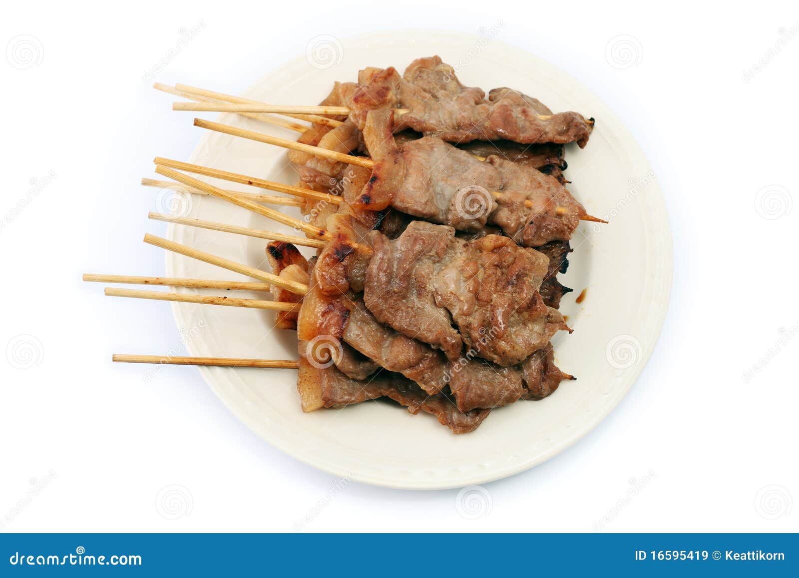 Roast Pork in a Stick stock image. Image of palatable - 16595419