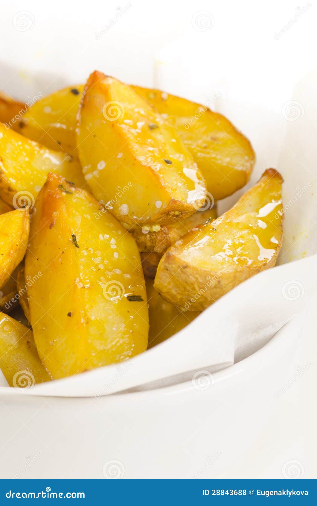 Roast potato with spices stock photo. Image of fried - 28843688