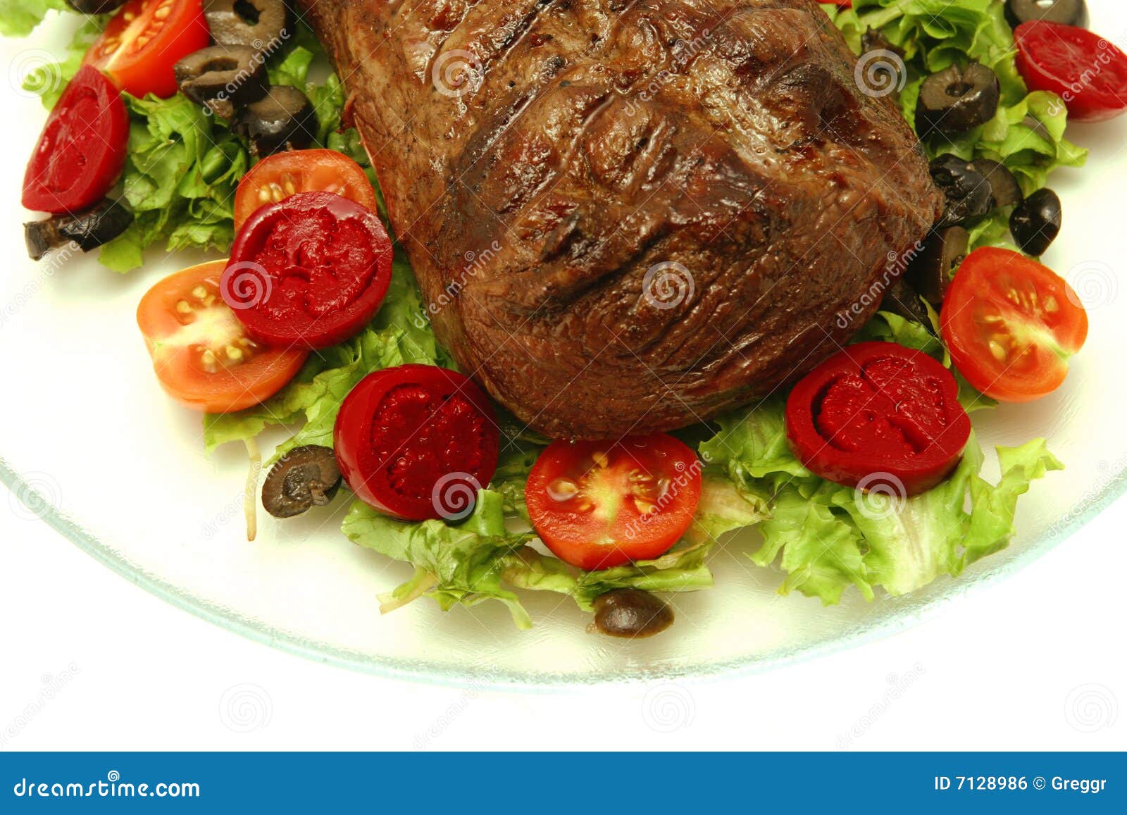 Roast Red Meat and Vegetables Stock Photo - Image of healthy, grill ...