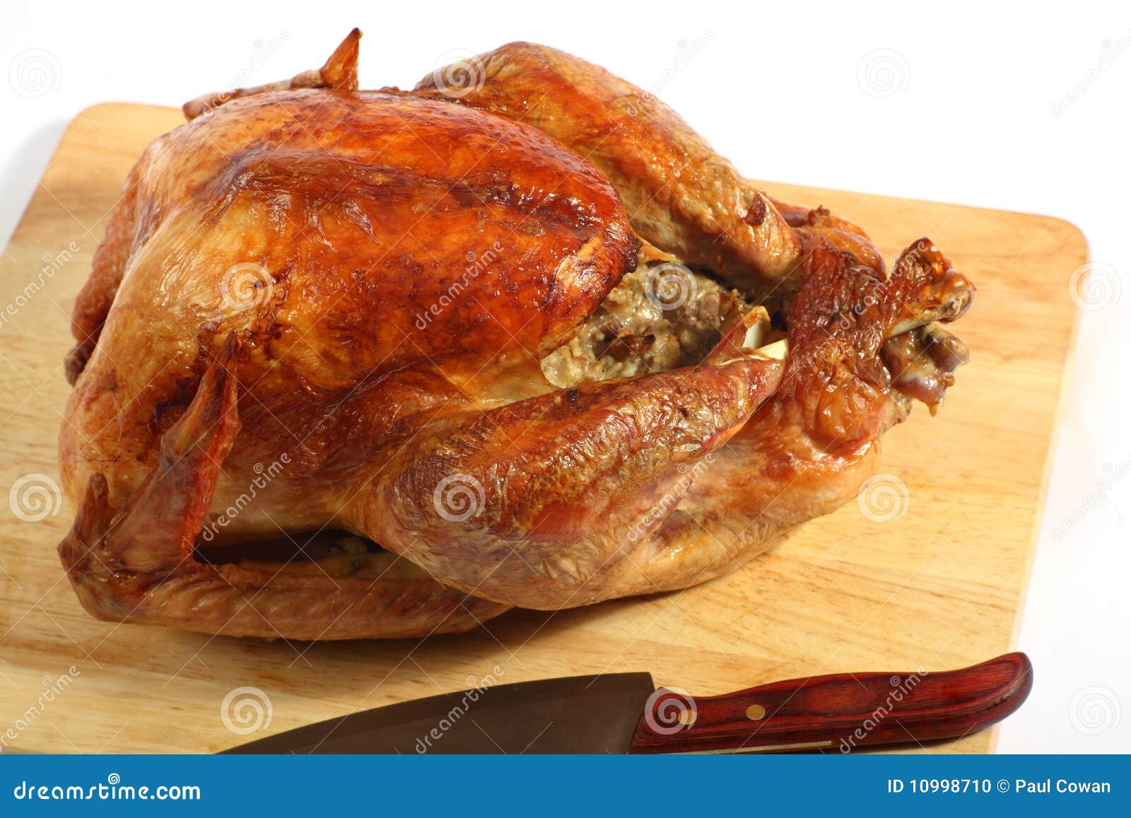 Roast Turkey High Angle View Stock Photo - Image of wood, roasted: 10998710